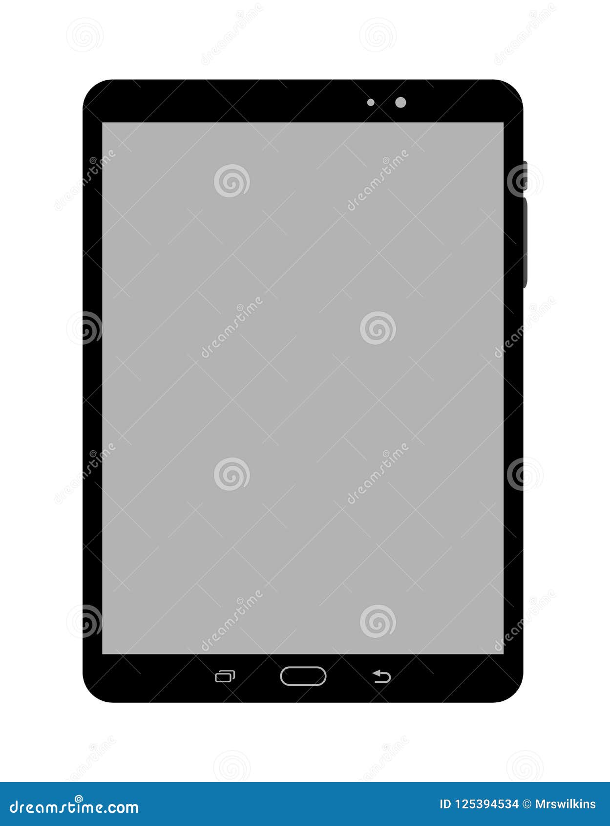 Realistic tablet vector stock illustration. Illustration of equipment ...