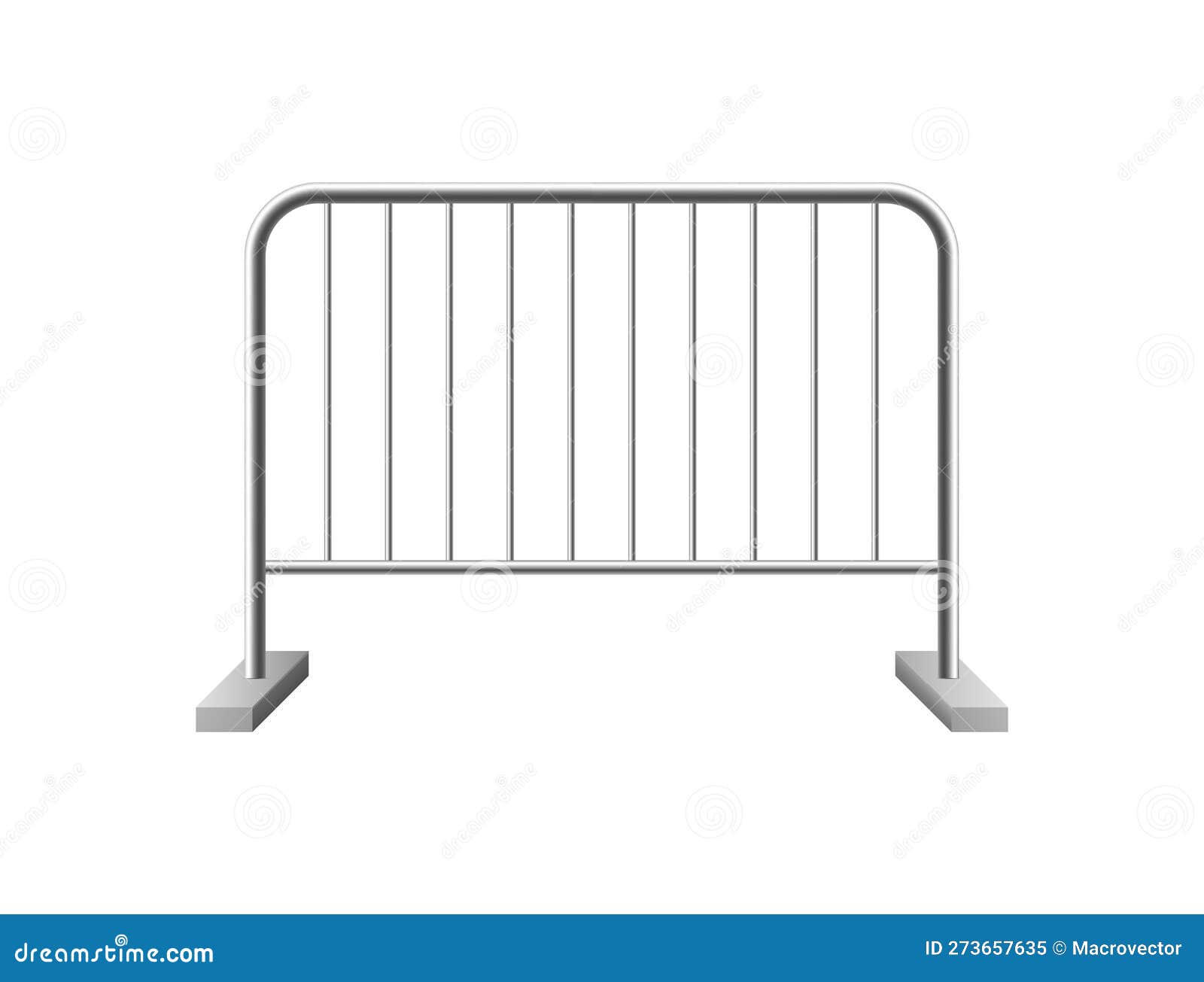 Realistic Temporary Fencing Cartoon Vector | CartoonDealer.com #275100015