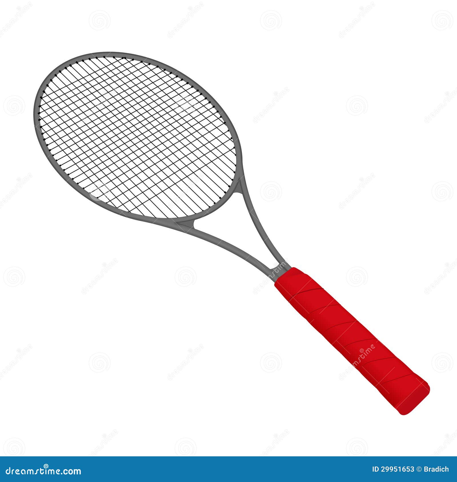 Tennis racket stock vector. Illustration of entertainment - 29951653
