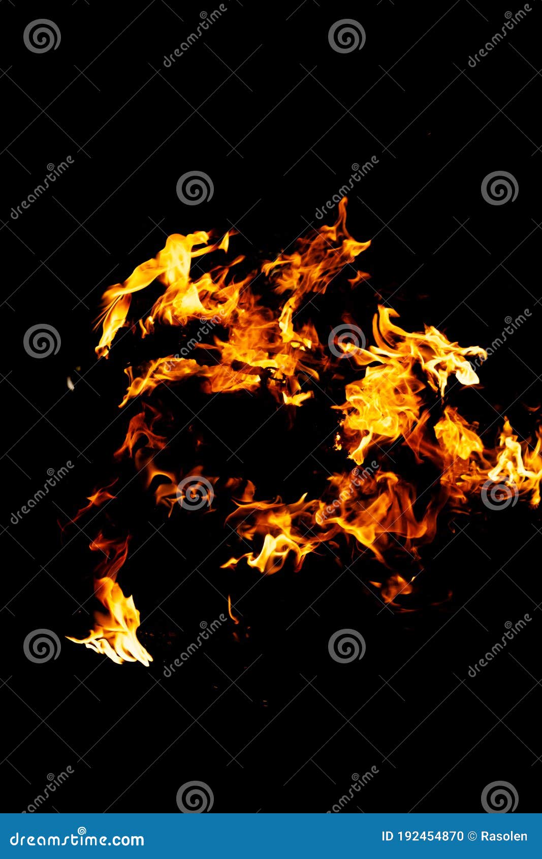 Realistic fire stock photo. Image of collage, flame - 192454870