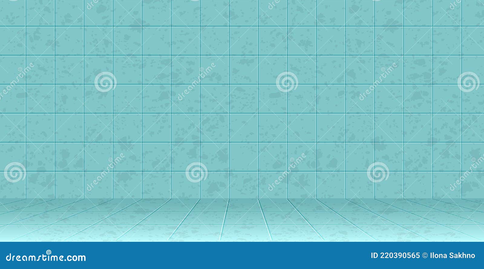 Realistic Tile Wall, Empty Stage, Background for Your Design Stock ...