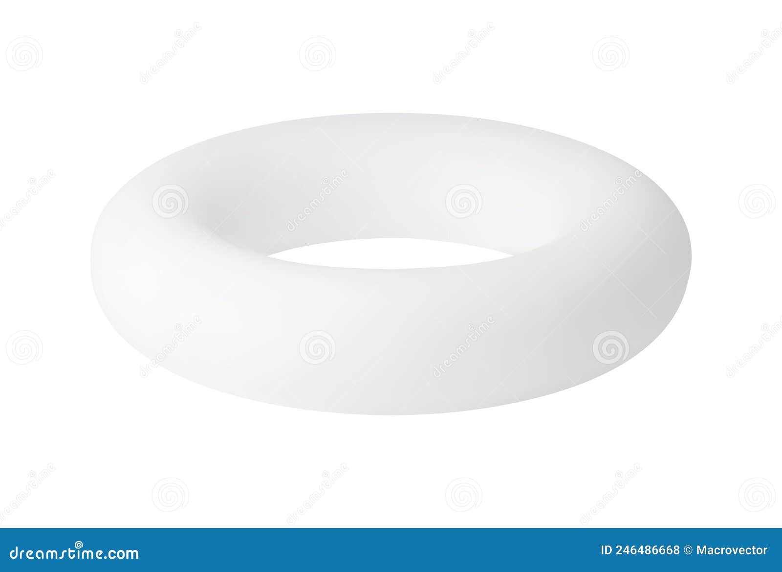 Realistic Torus Shapes. Vector Illustration. | CartoonDealer.com #217022918