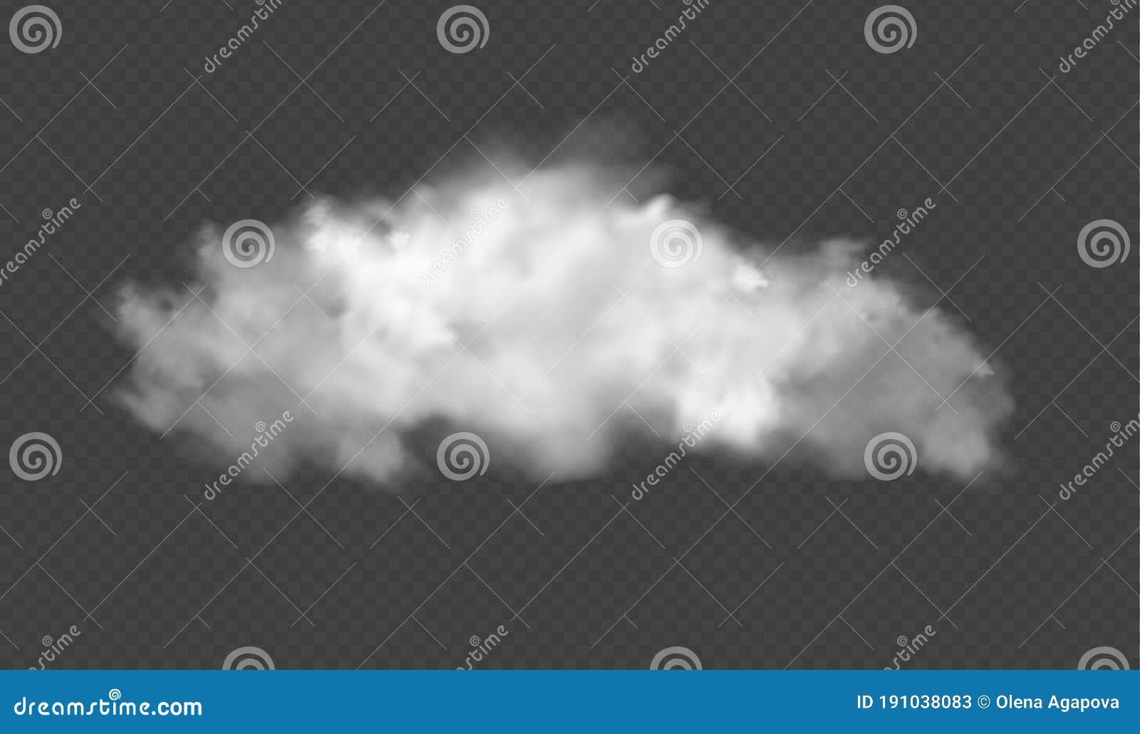 Realistic Transparent Cloud. Texture of Clouds for Template Decoration ...