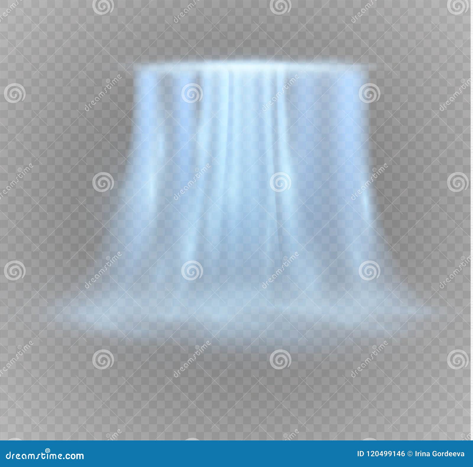 Realistic Transparent, Nature, Stream of Waterfall with Clear Water and ...