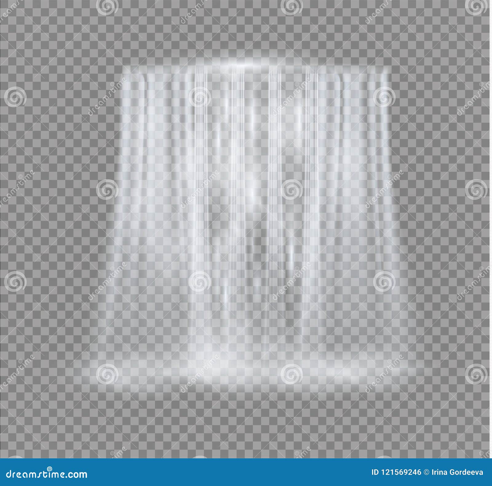 Realistic Transparent, Nature, Stream of Waterfall with Clear Water and ... Realistic Transparent, Nature, Stream of Waterfall with Clear Water and ...