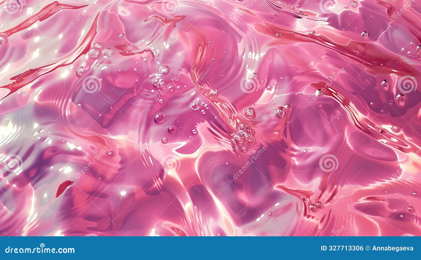 Realistic Transparent Pink Water Texture, Abstract Background ...