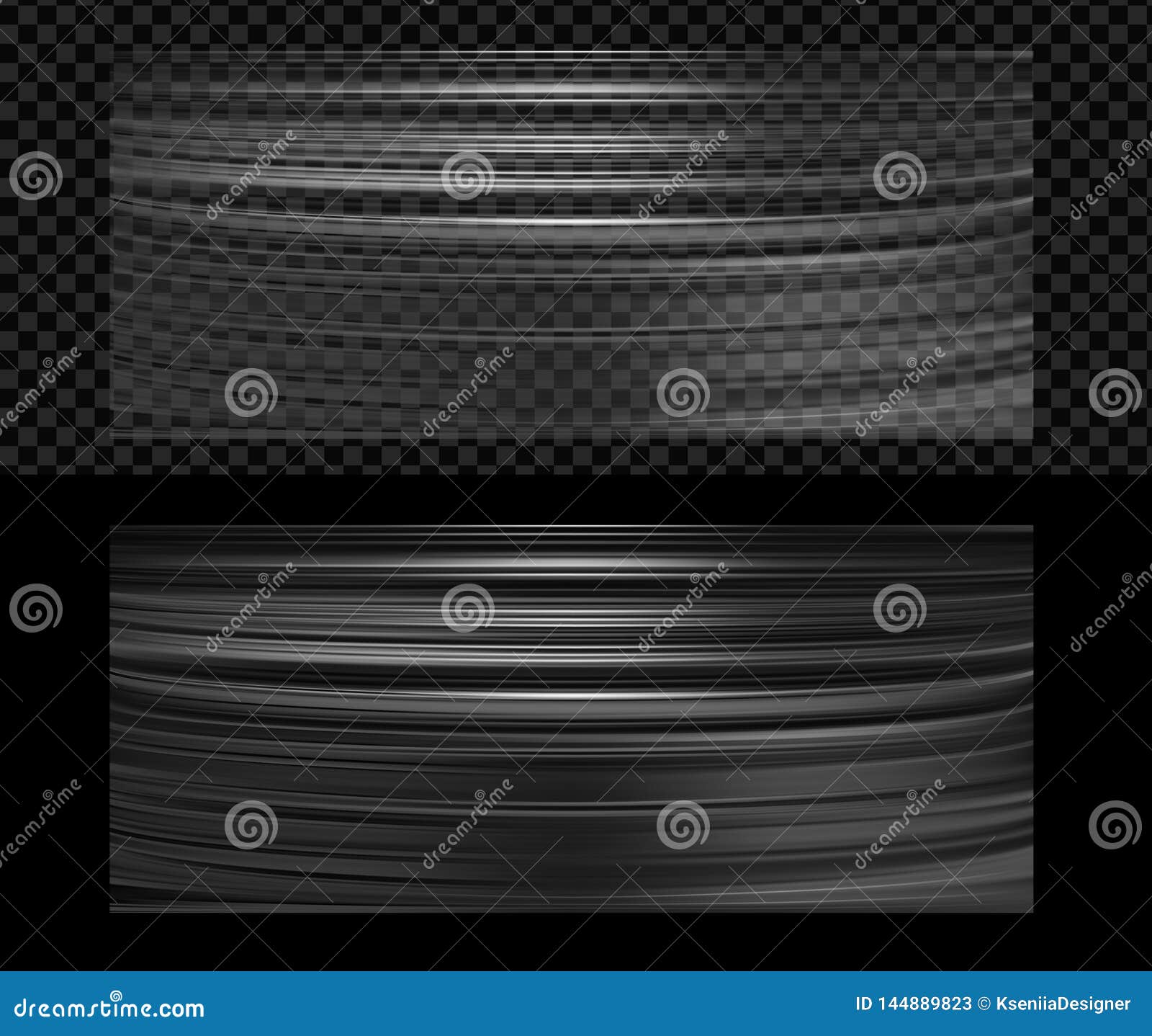 Realistic Transparent Plastic Wrapper Texture Stock Vector ...