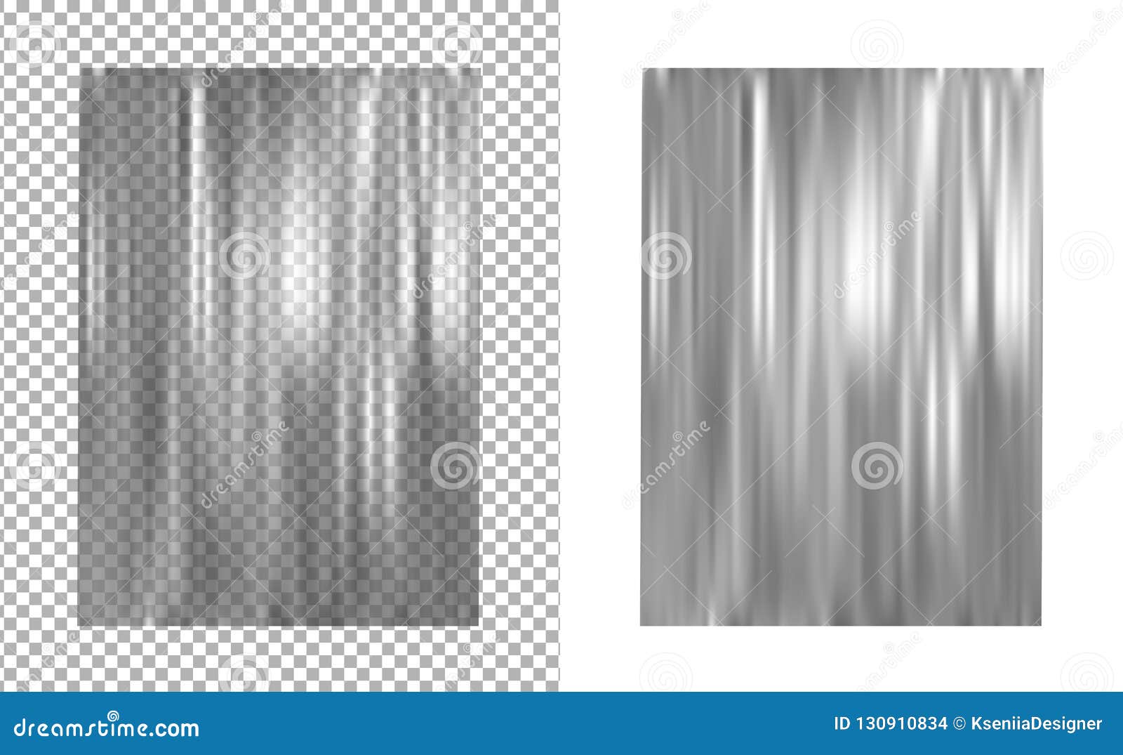 Realistic Transparent Vector Plastic Wrapper Stock Vector - Illustration of wrap, clean: 130910834