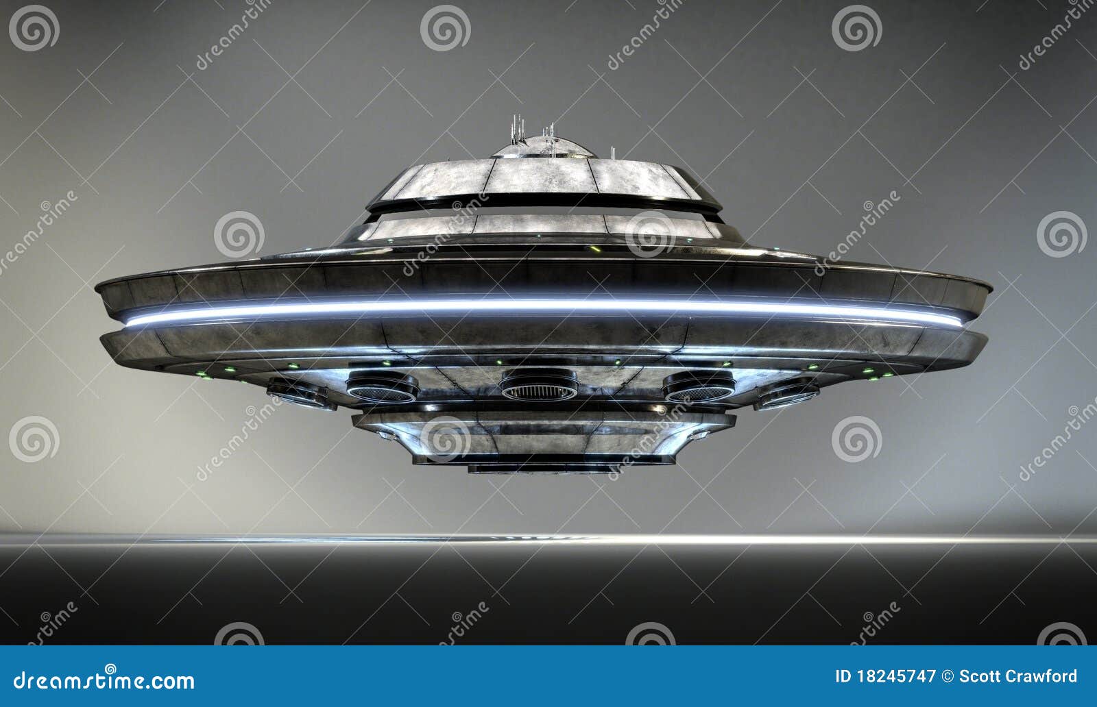 Realistic Alien Spaceship