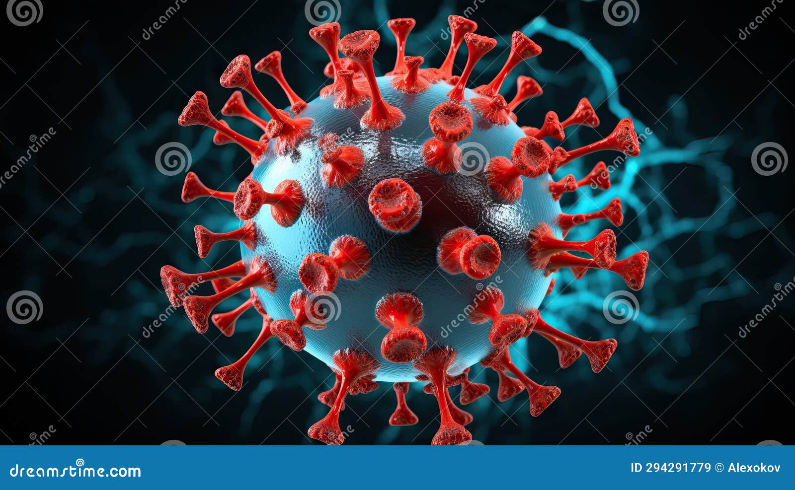 Realistic Ultra Realistic Virus on High Resolution AI Generated Stock ...