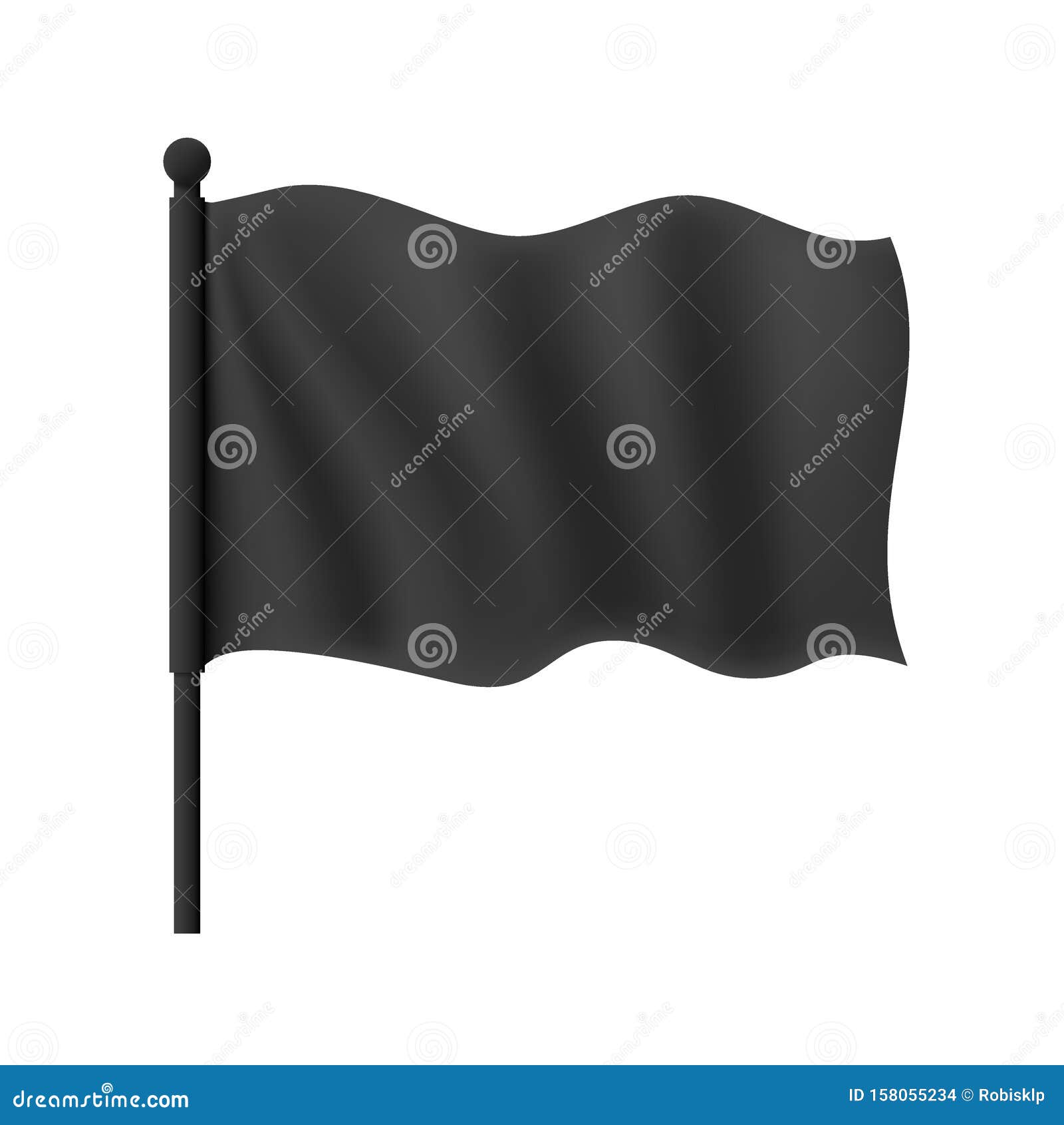 Wavy Flag Mockup stock vector. Illustration of countriesn - 158055234