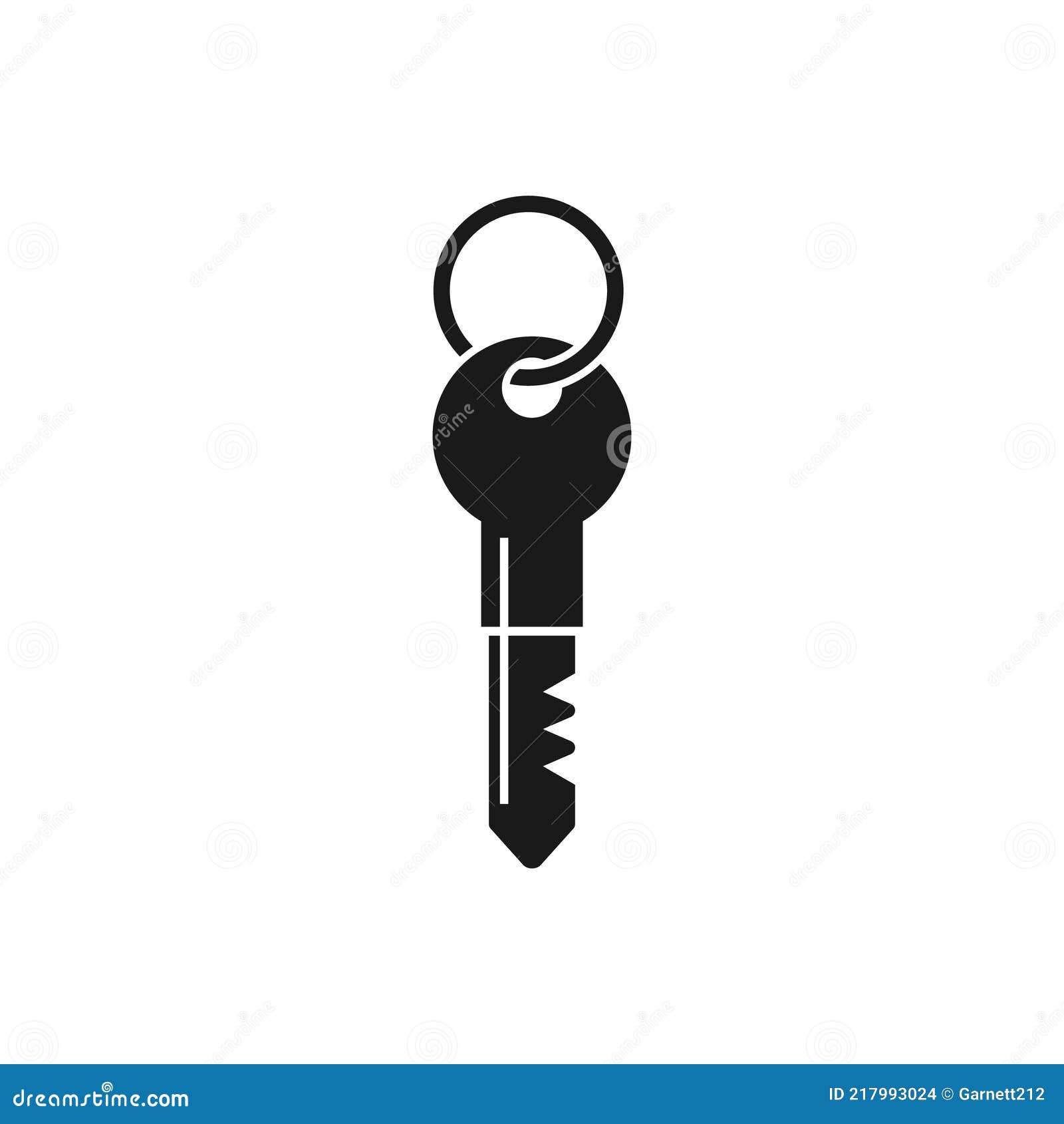 Realistic Vector Door Key. the Key Logo Stock Vector - Illustration of ...