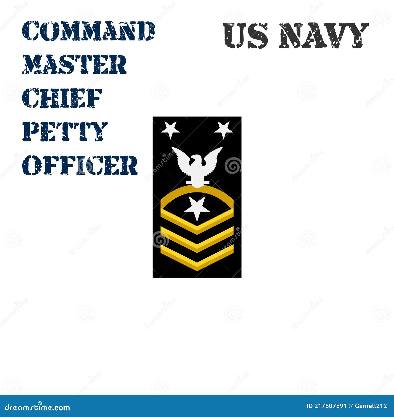 Realistic Vector Icon of the Armband Chevron of the Command Master ...