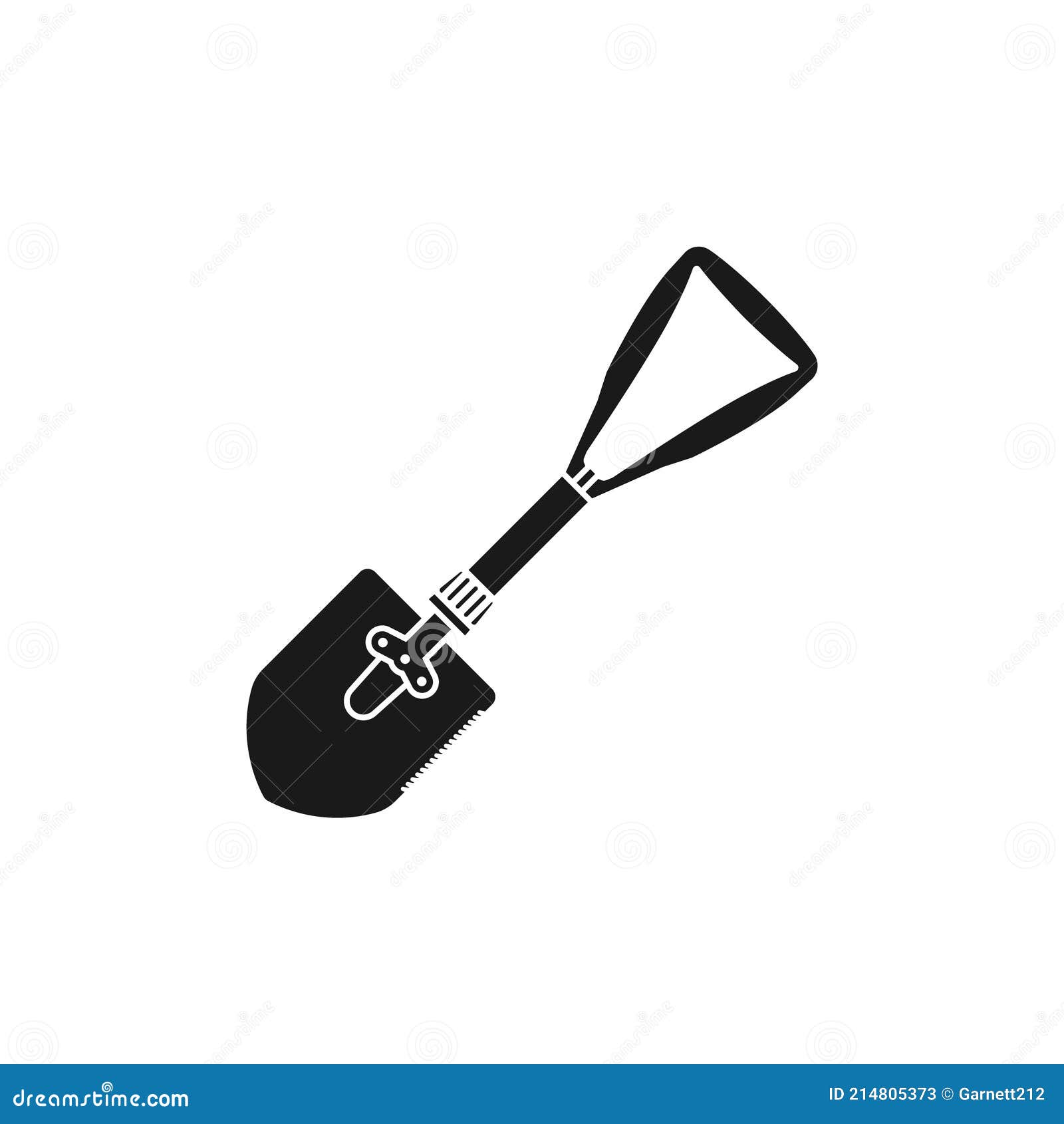 Realistic Vector Icon of a Minesweeper Shovel Stock Vector ...