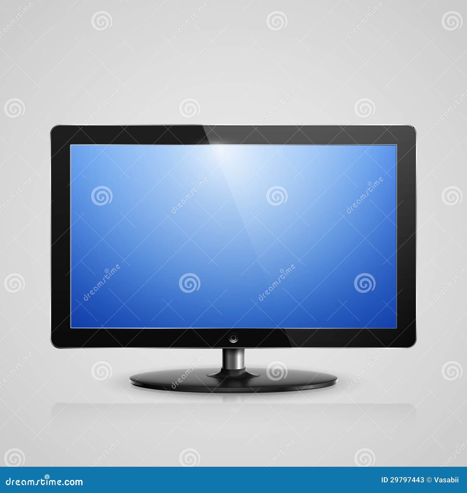 Computer monitor stock vector. Illustration of equipment - 29797443