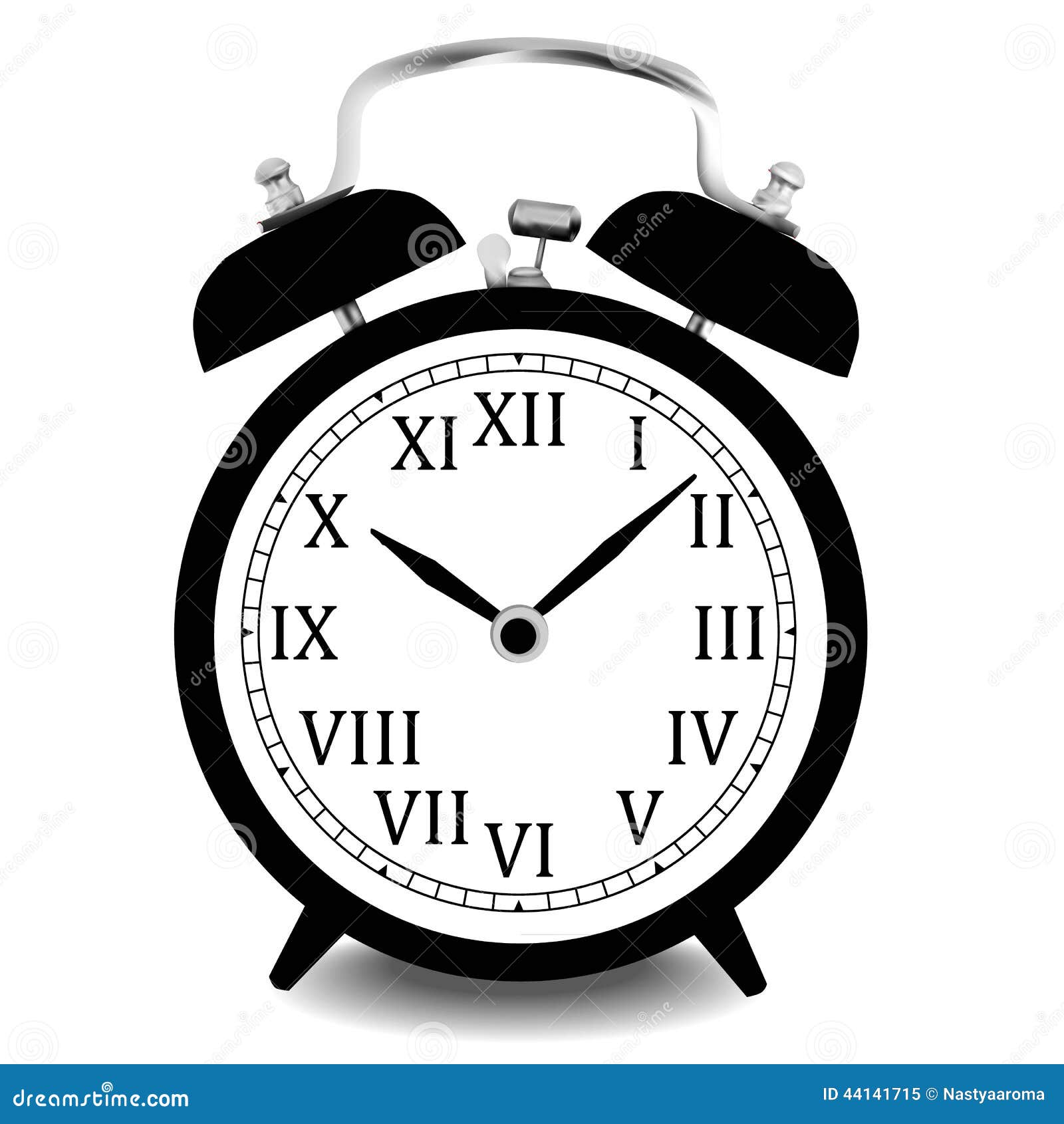 Realistic Vector Illustration of Wall Clock. Stock Vector ...