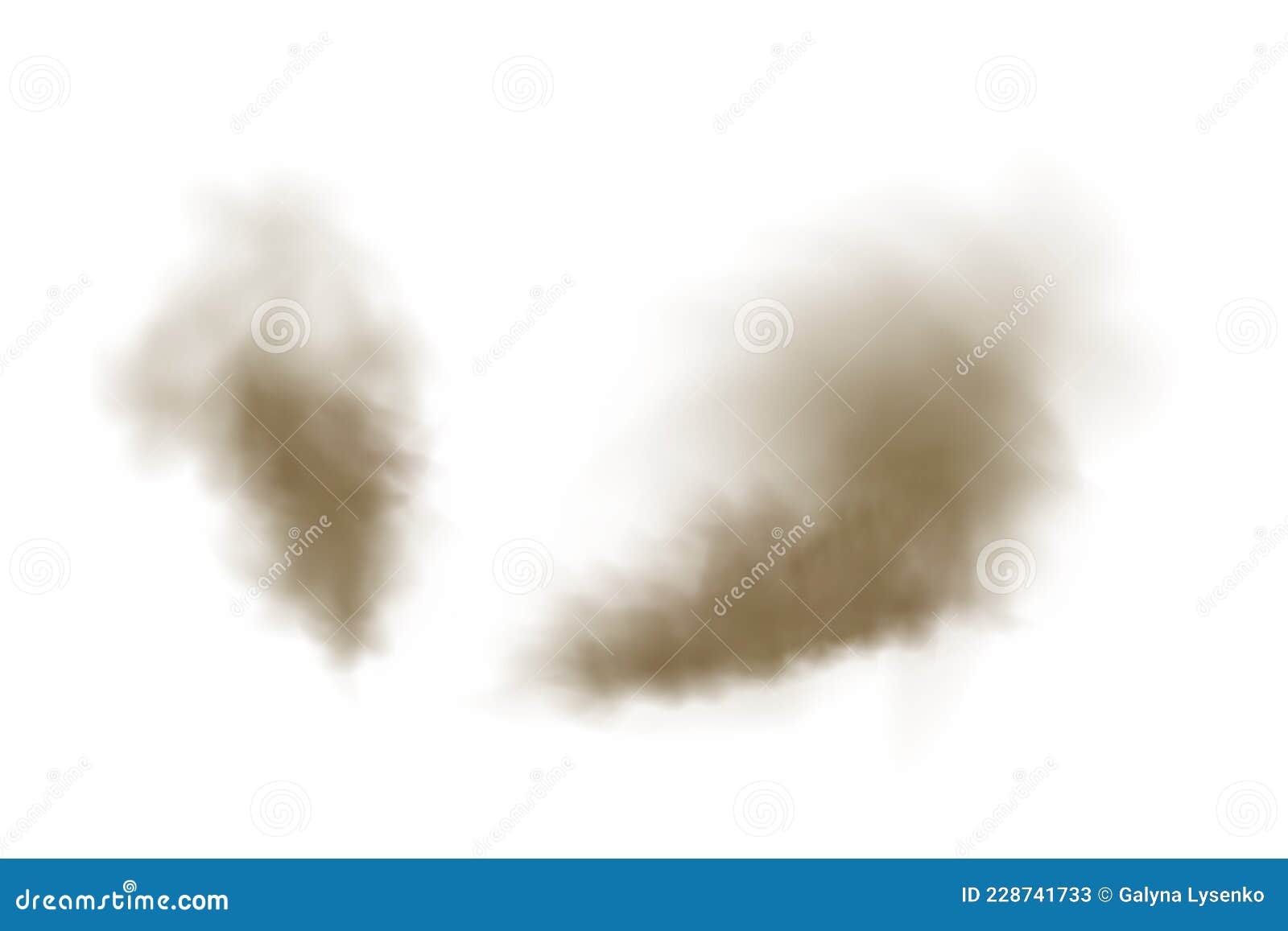 Dust Cloud with Particles with Dirt,cigarette Smoke, Smog, Soil and ...