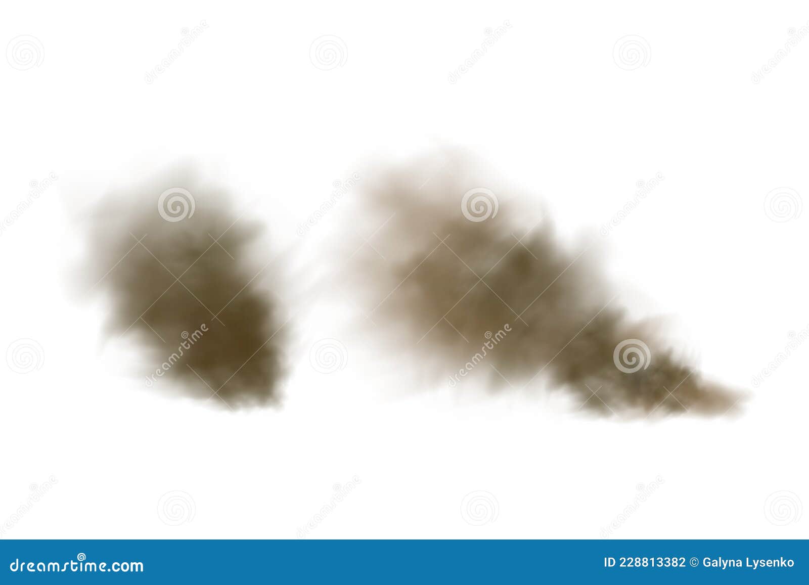 Dust Cloud with Particles with Dirt,cigarette Smoke, Smog, Soil and ...