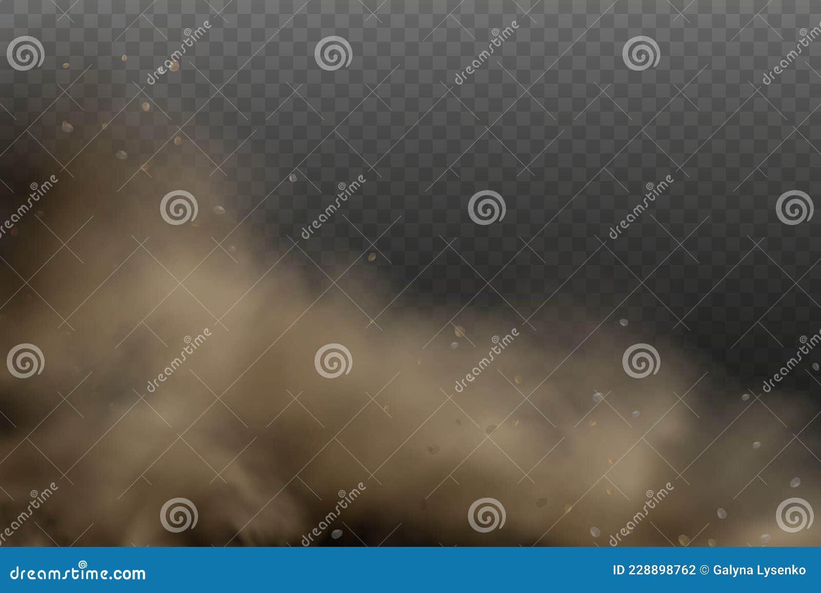 Dust Cloud with Particles with Dirt,cigarette Smoke, Smog, Soil and ...