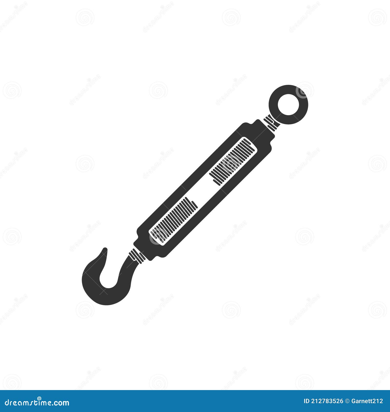 Realistic Vector Lanyard Icon. Rigging Device Designed To Adjust the ...
