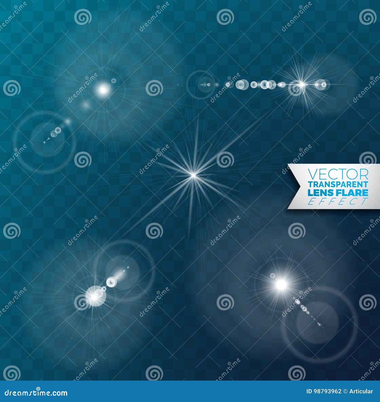 Vector Lens Flare Effect Set | CartoonDealer.com #74641984