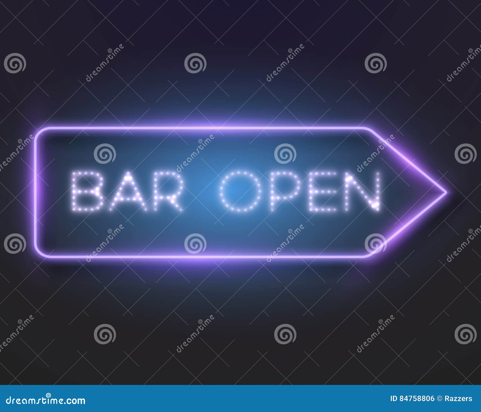 Realistic Vector Neon Frame Icon Stock Vector - Illustration of neon ...