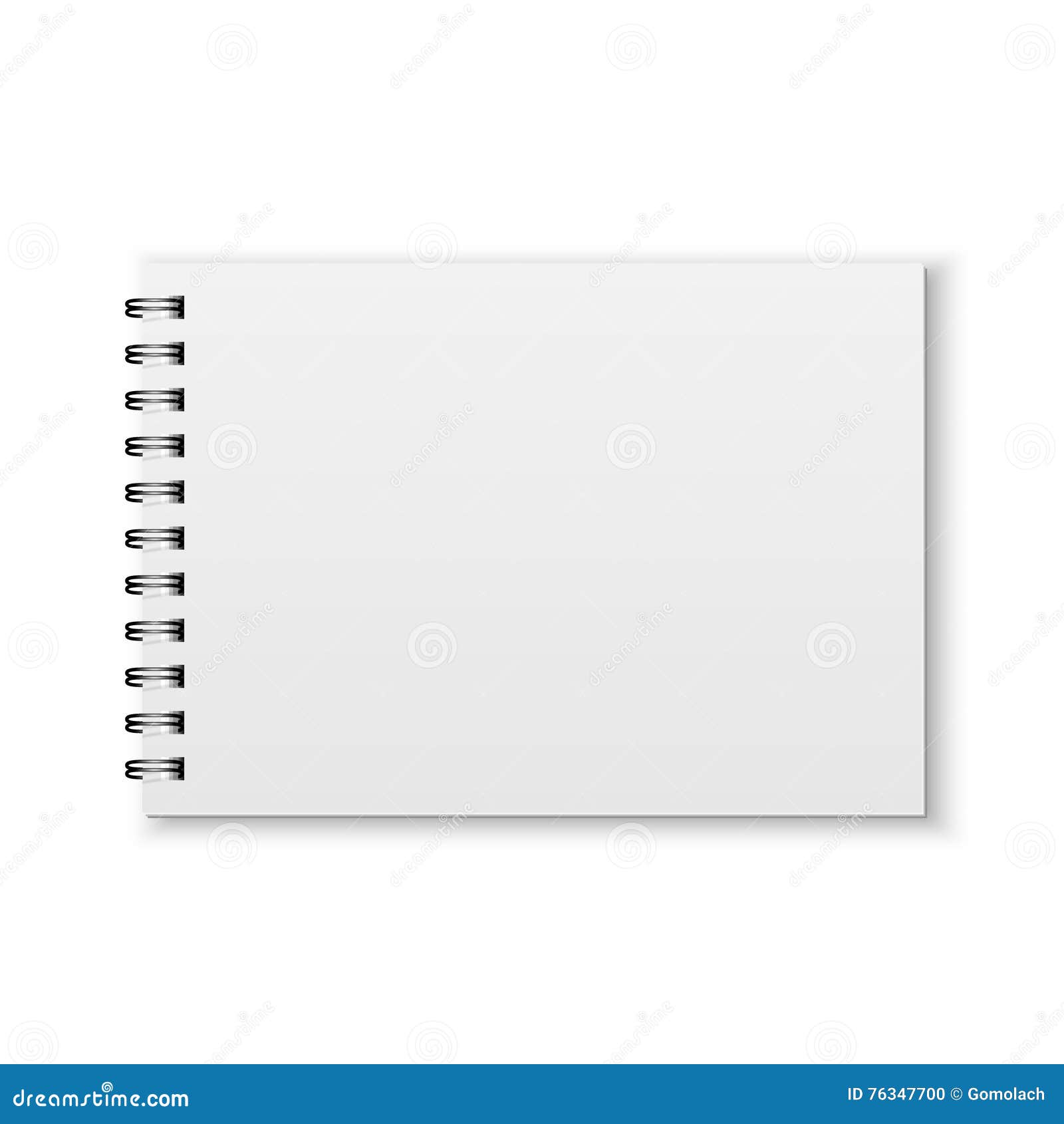 Realistic vector notebook stock vector. Illustration of equipment ...