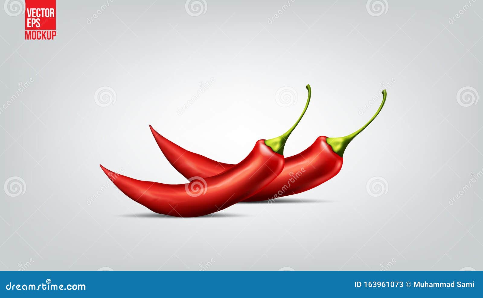 Red Chilli stock vector. Illustration of spicy, symbol - 163961073