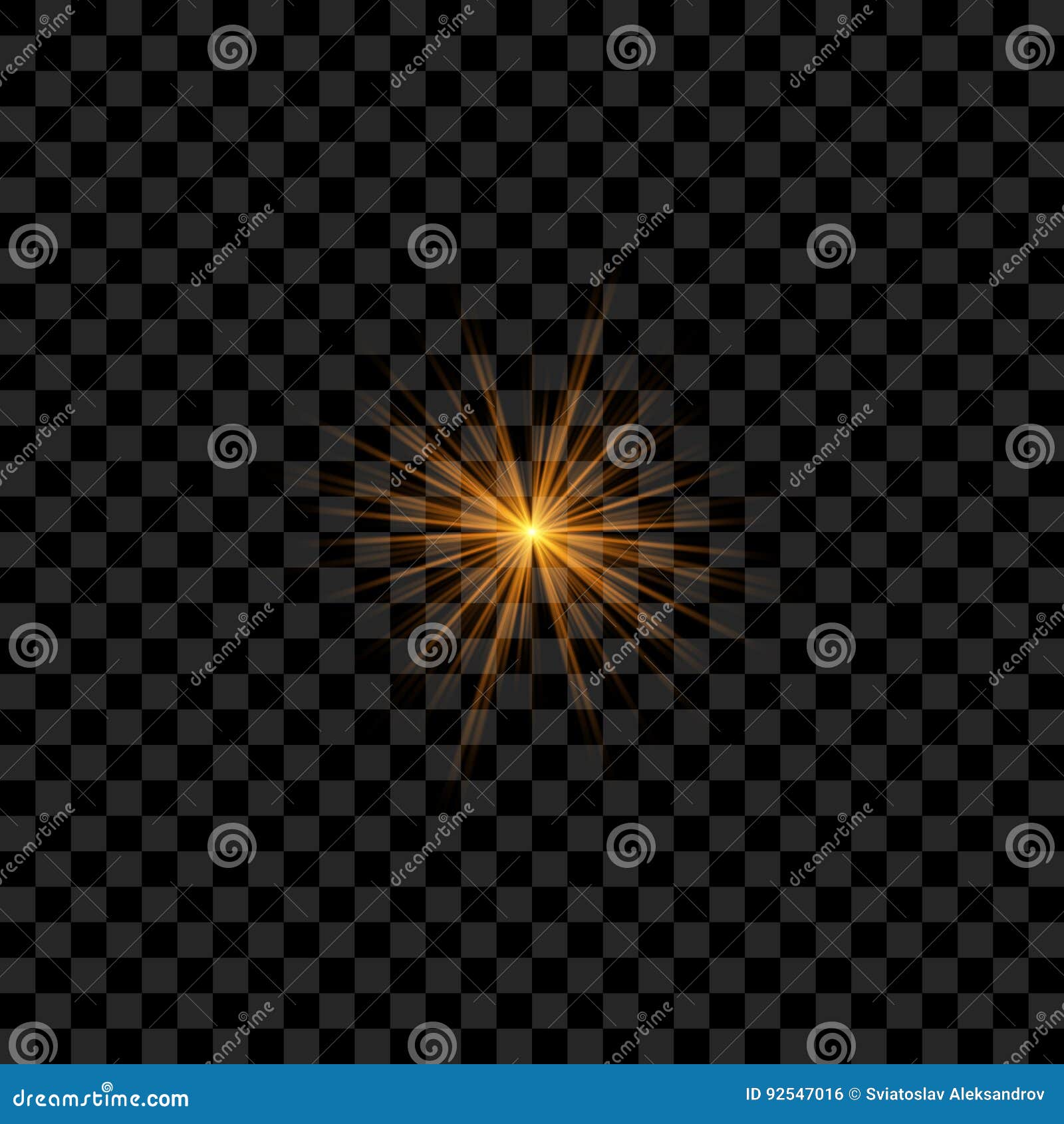 Realistic Vector Sparkle or Star Stock Vector - Illustration of light ...