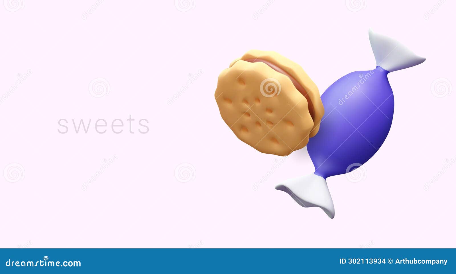 Realistic Vector Sweets with Reflections and Shadows Stock Vector ...