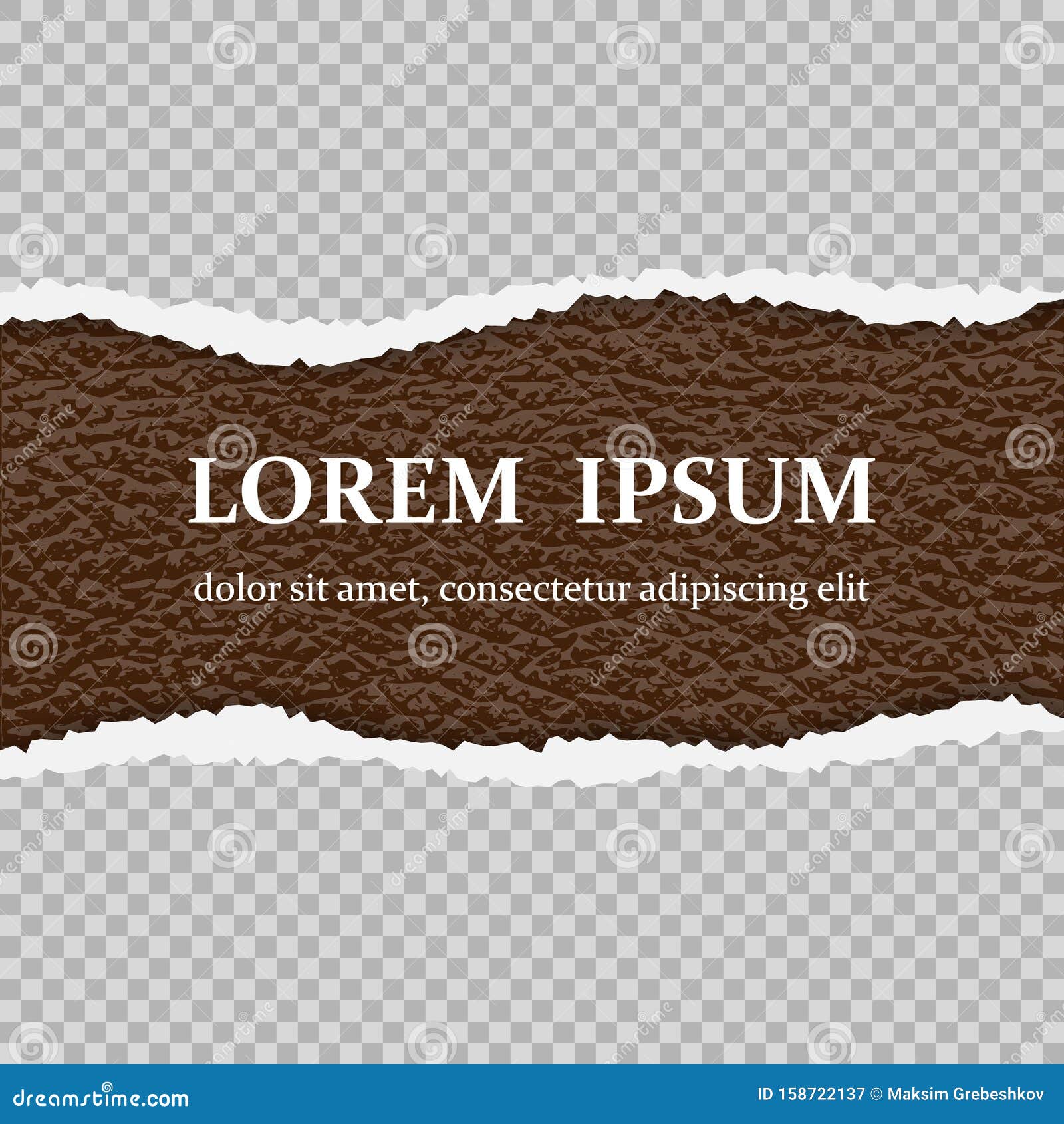 Realistic Vector Torn Paper with Ripped Edges Stock Illustration ...