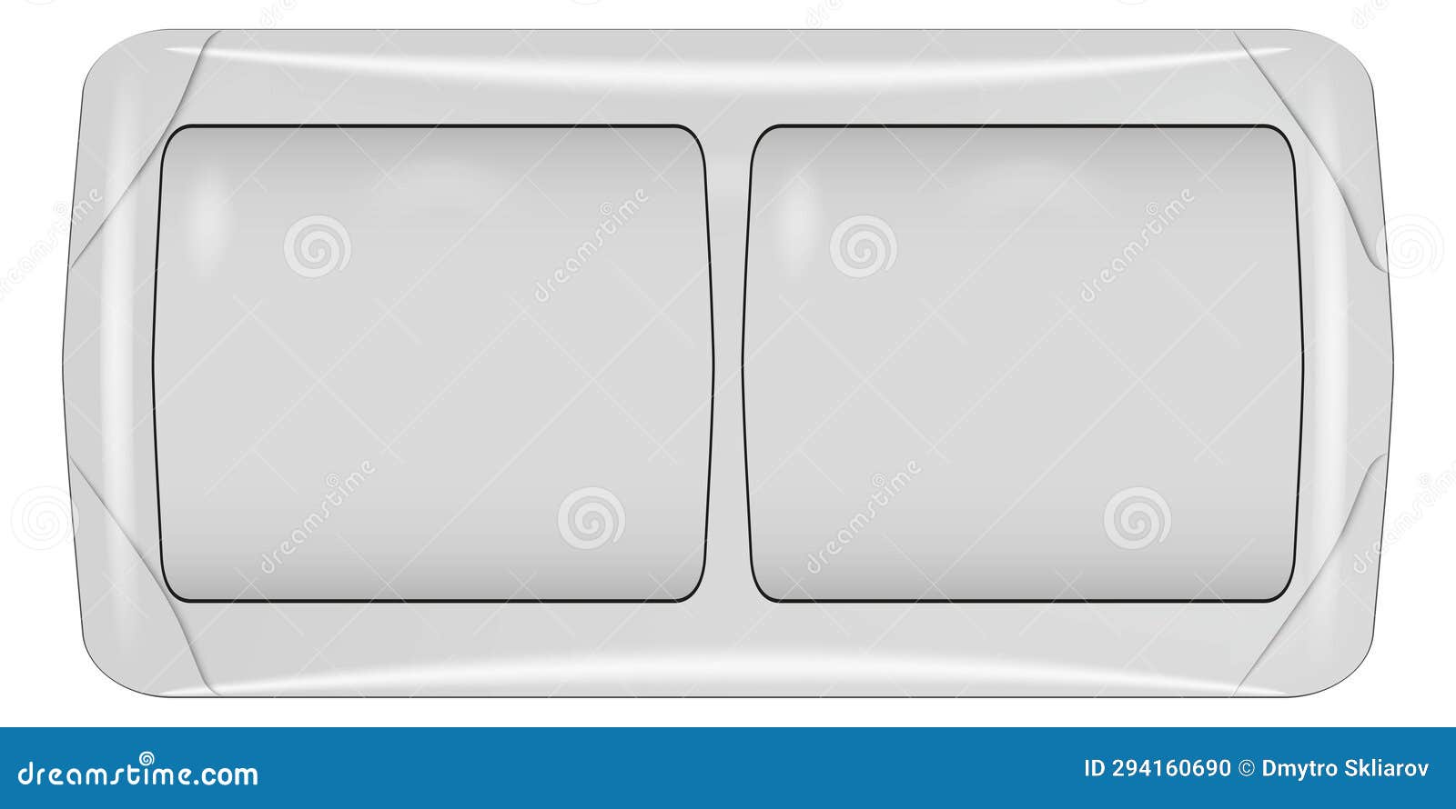 Realistic Vector Wall Switch. Image on a White Background Stock Vector ...