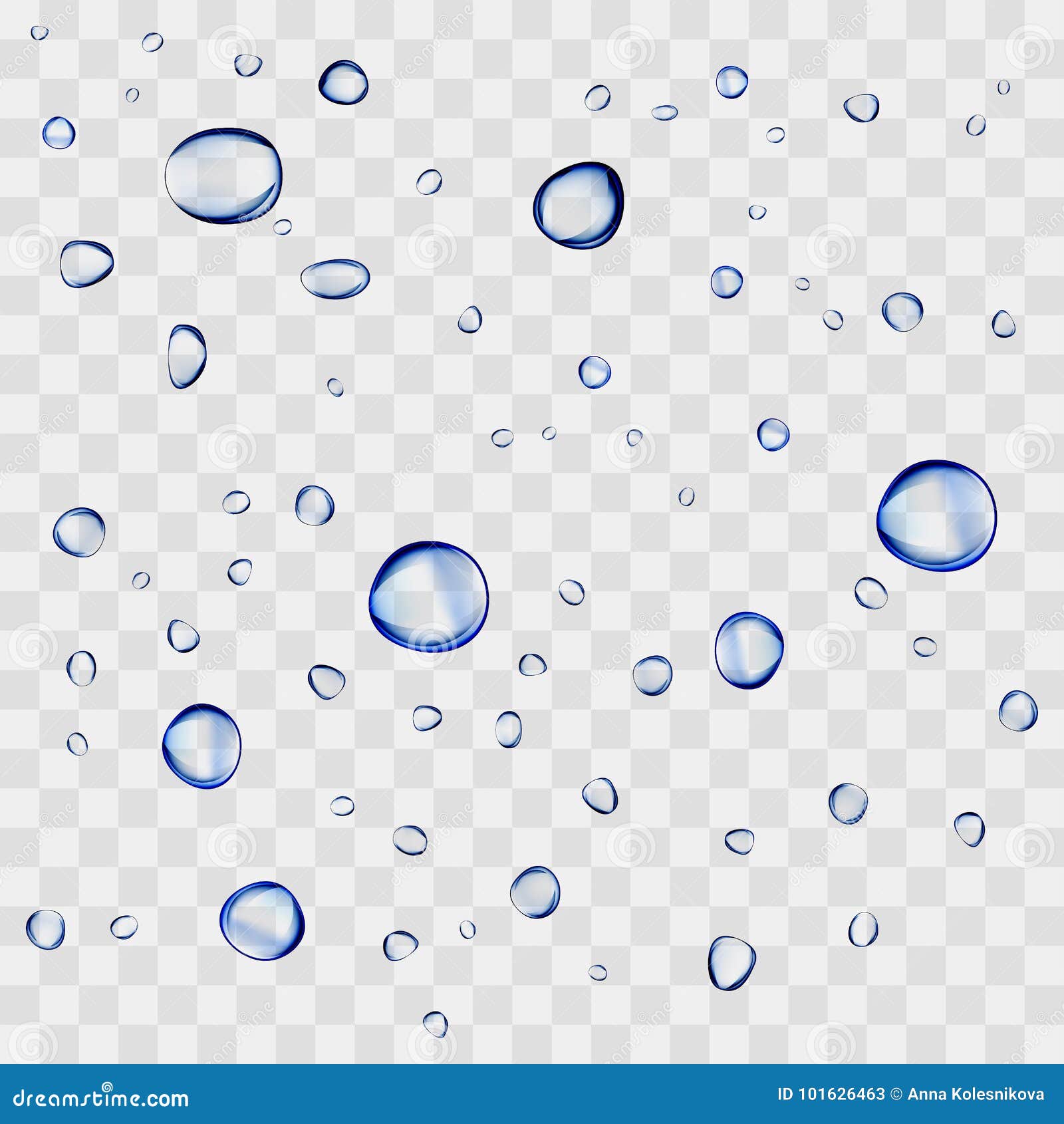 Realistic Vector Water Drops Transparent Background. Clean Drop ... Realistic Vector Water Drops Transparent Background. Clean Drop ...