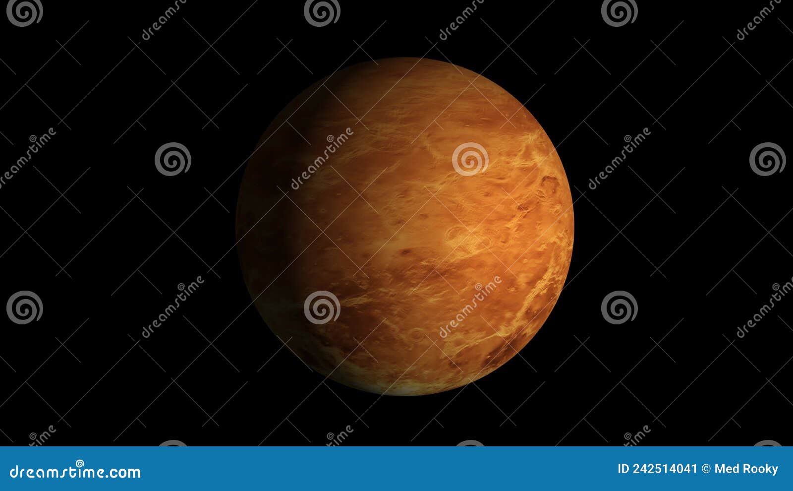 Venus Planet Rotating Moving Animated