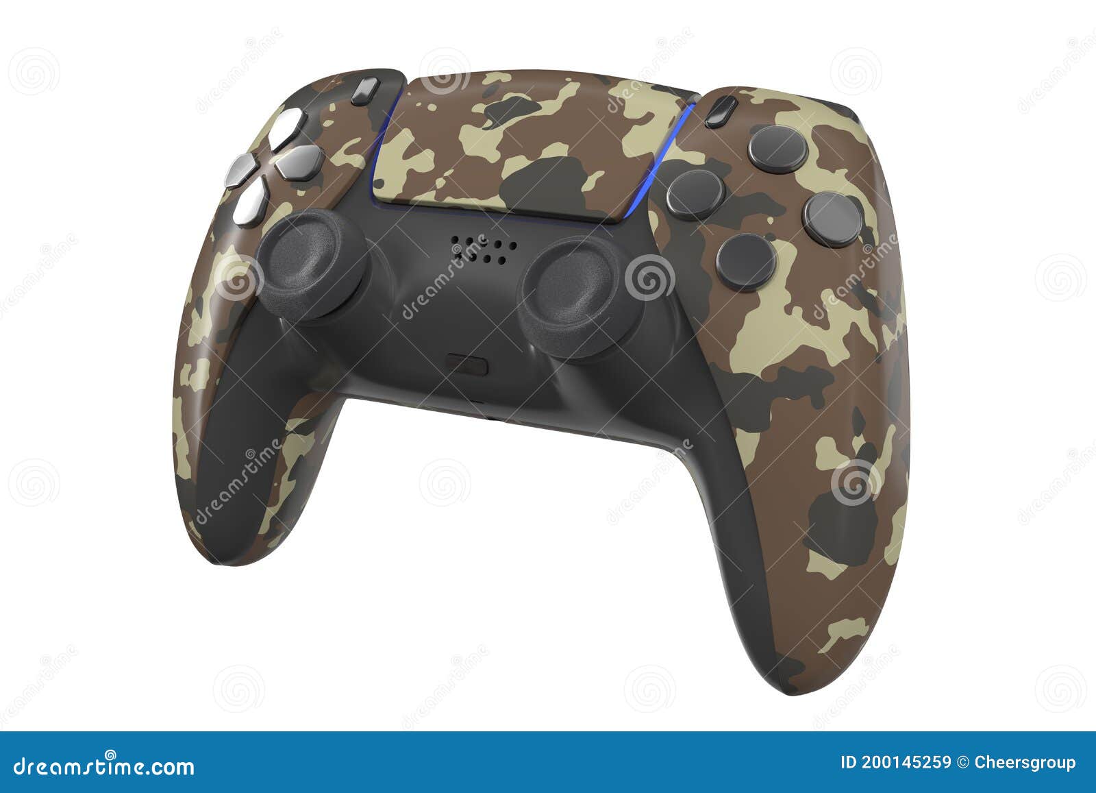 Realistic Video Game Controller Isolated on White with Clipping Path ...