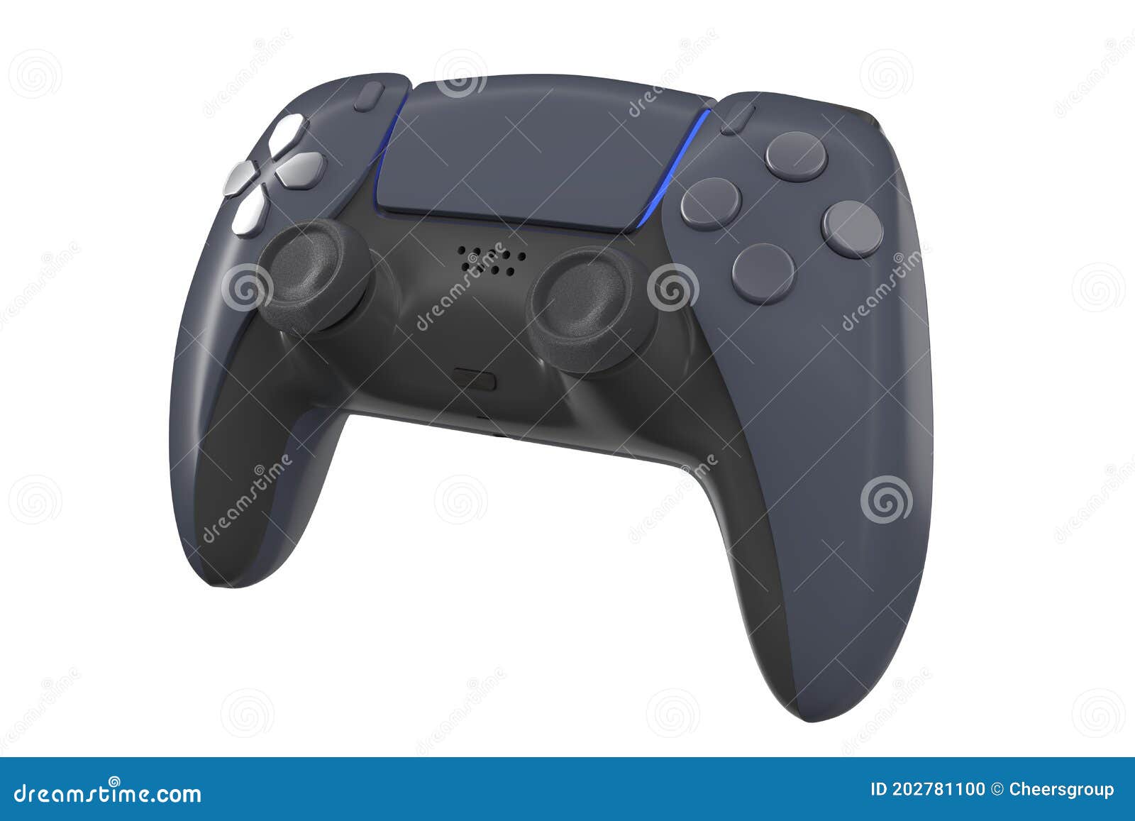 Realistic Video Game Controller Isolated on White with Clipping Path ...