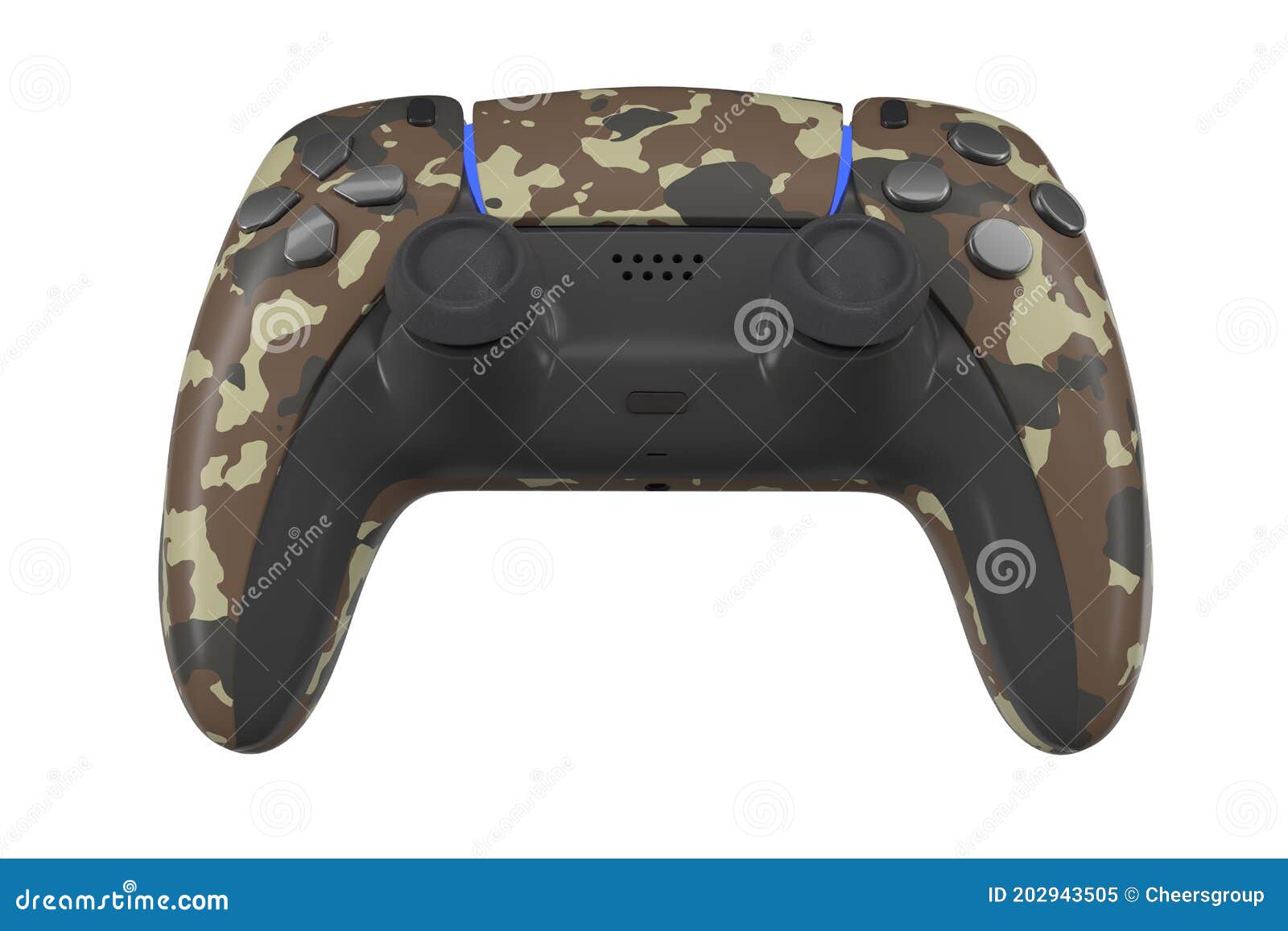 Realistic Video Game Controller Isolated on White with Clipping Path ...