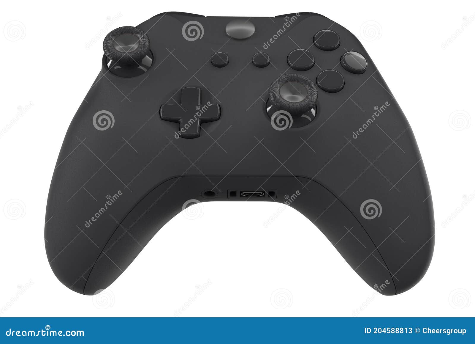 Realistic Video Game Controller Isolated on White with Clipping Path ...