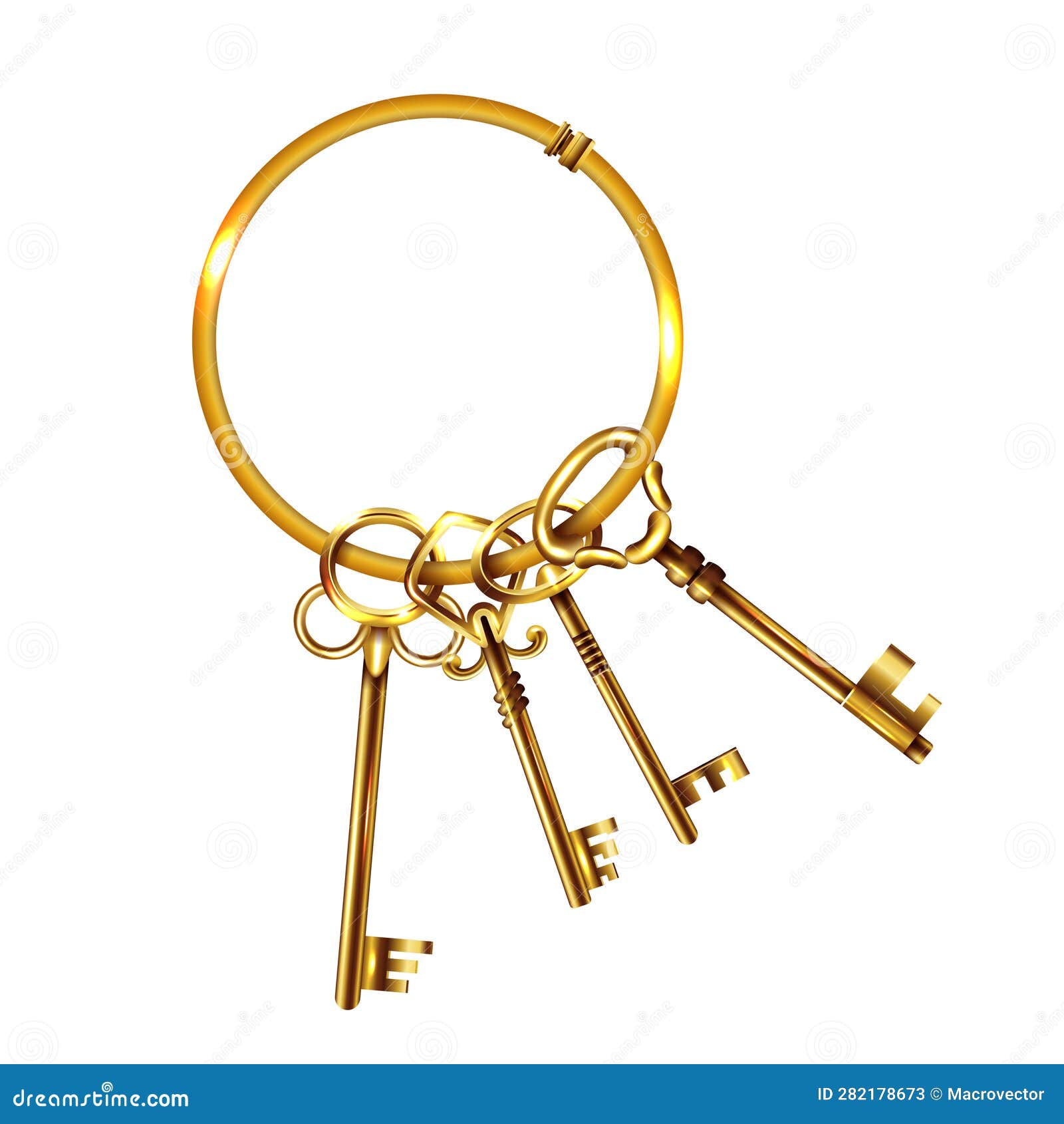 Keys Bunch Vector, Key Hanging On Ring, Hand Holding Keychain ...