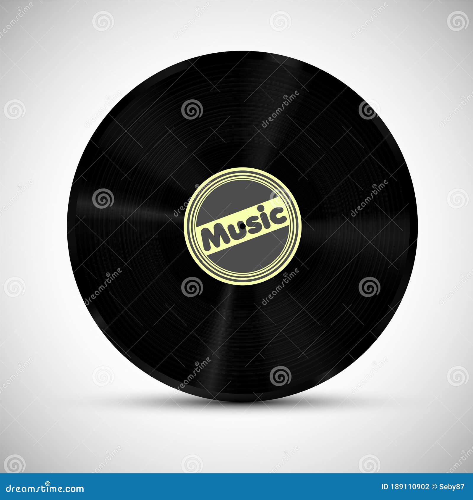 Realistic Vinyl, Vector Illustration Stock Vector - Illustration of ...