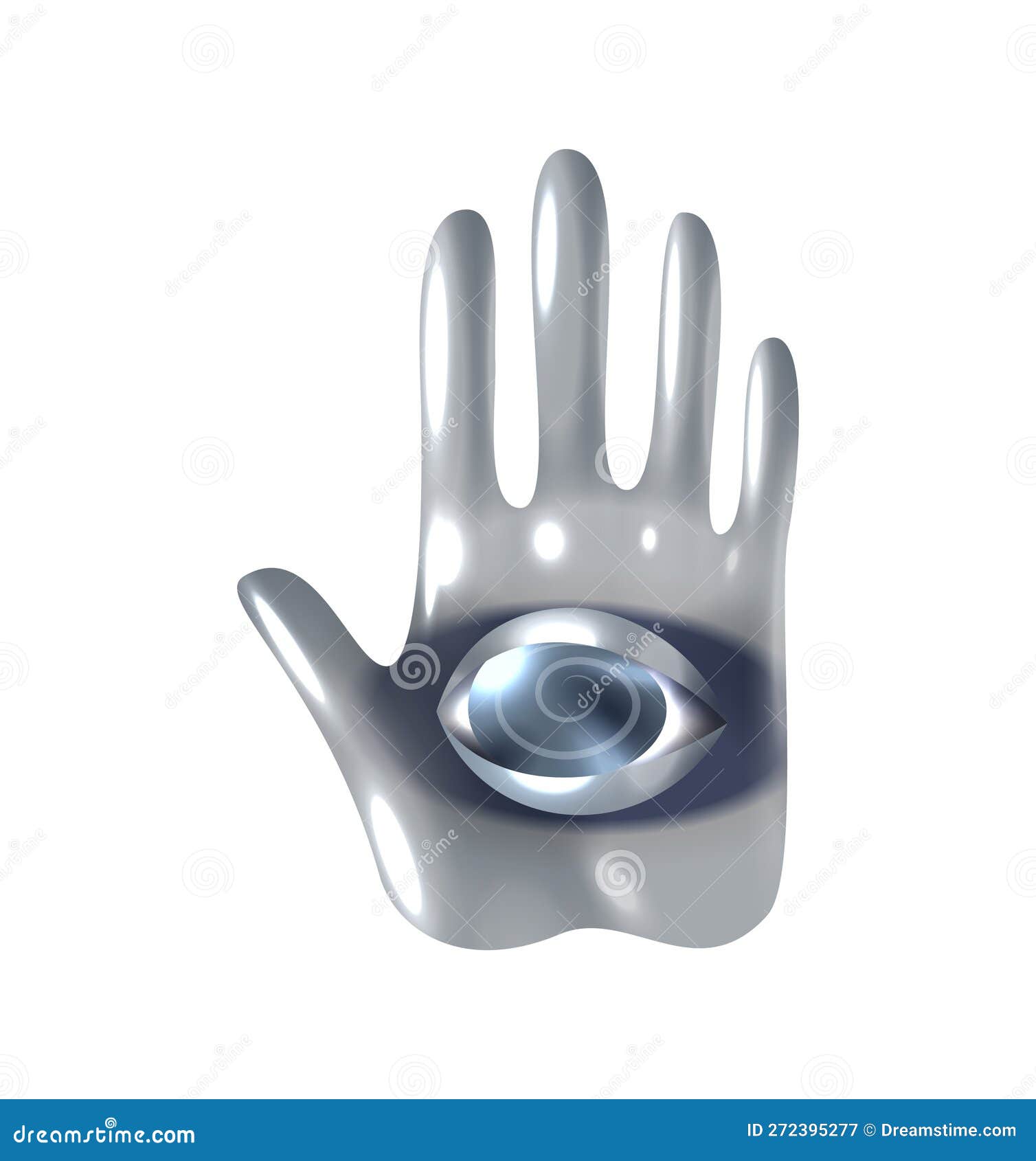 Realistic Voodoo Attribute stock vector. Illustration of hand - 272395277