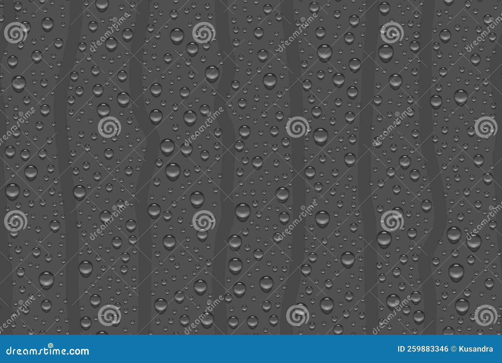 Realistic Water Drop Texture on Dark Background Stock Vector ...