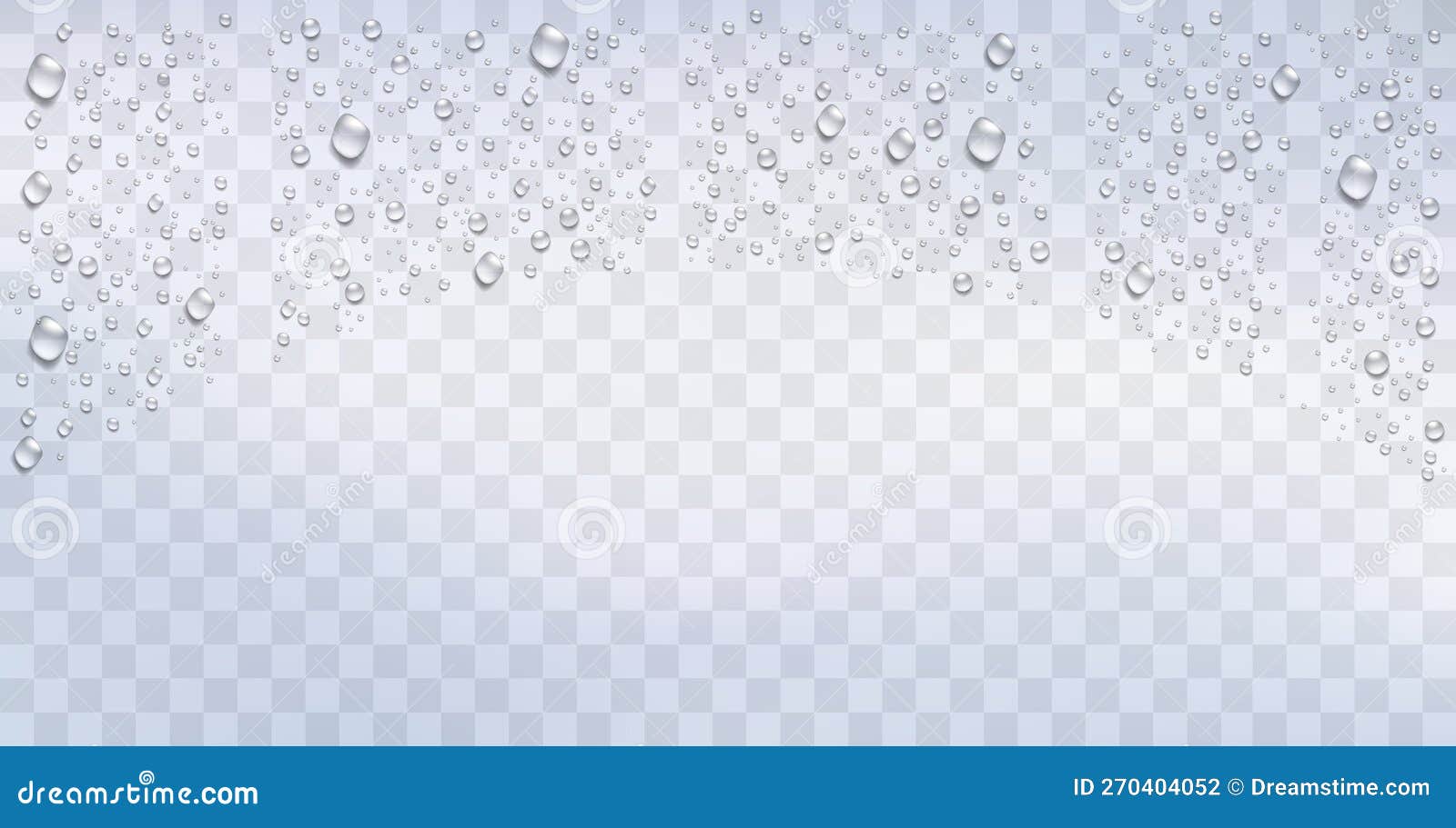 Realistic Water Droplets on the Transparent Background. Stock Vector ...
