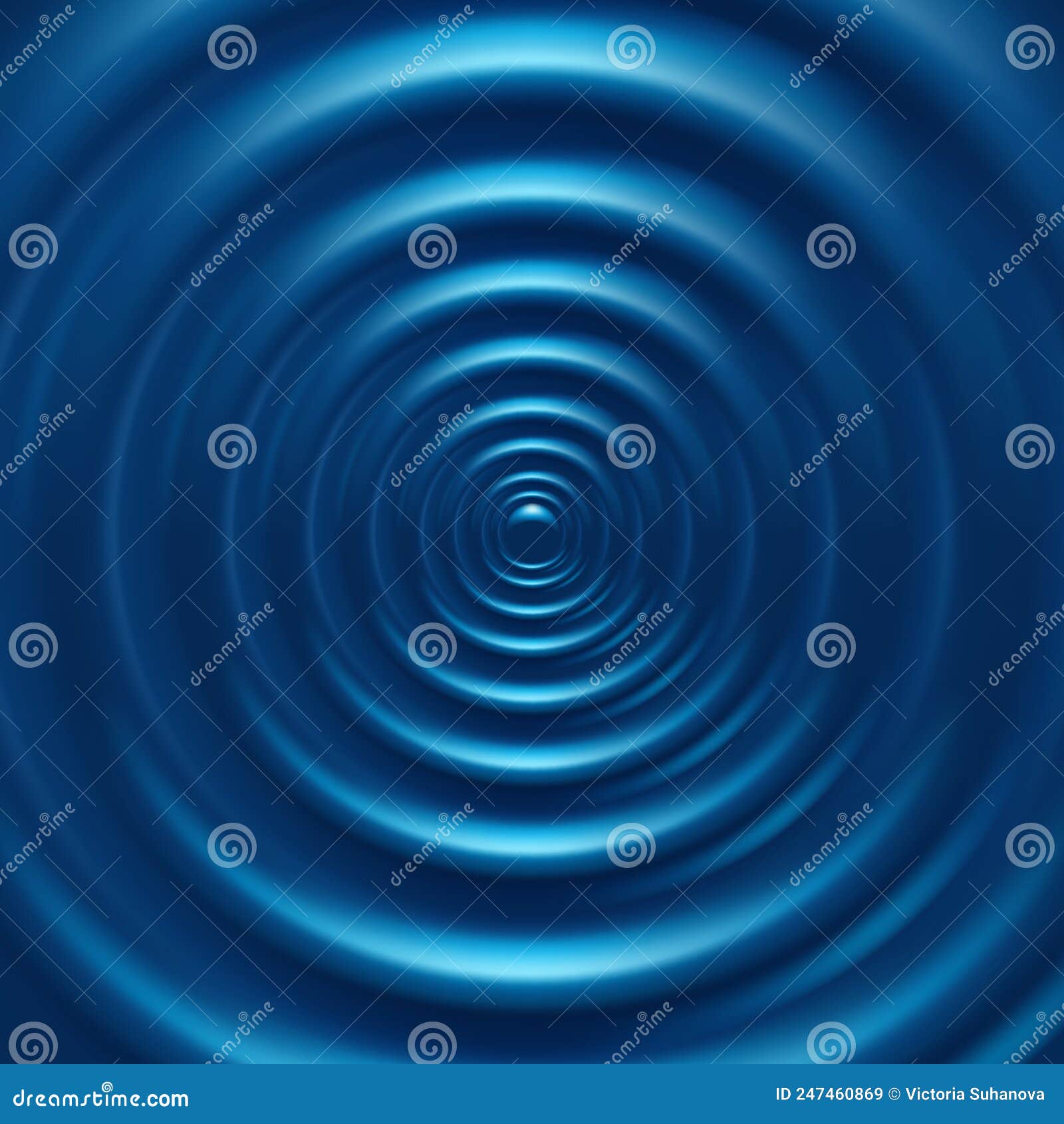 Realistic Water Round Wave Ripple Surface Caustic Drop Splash Effects ...