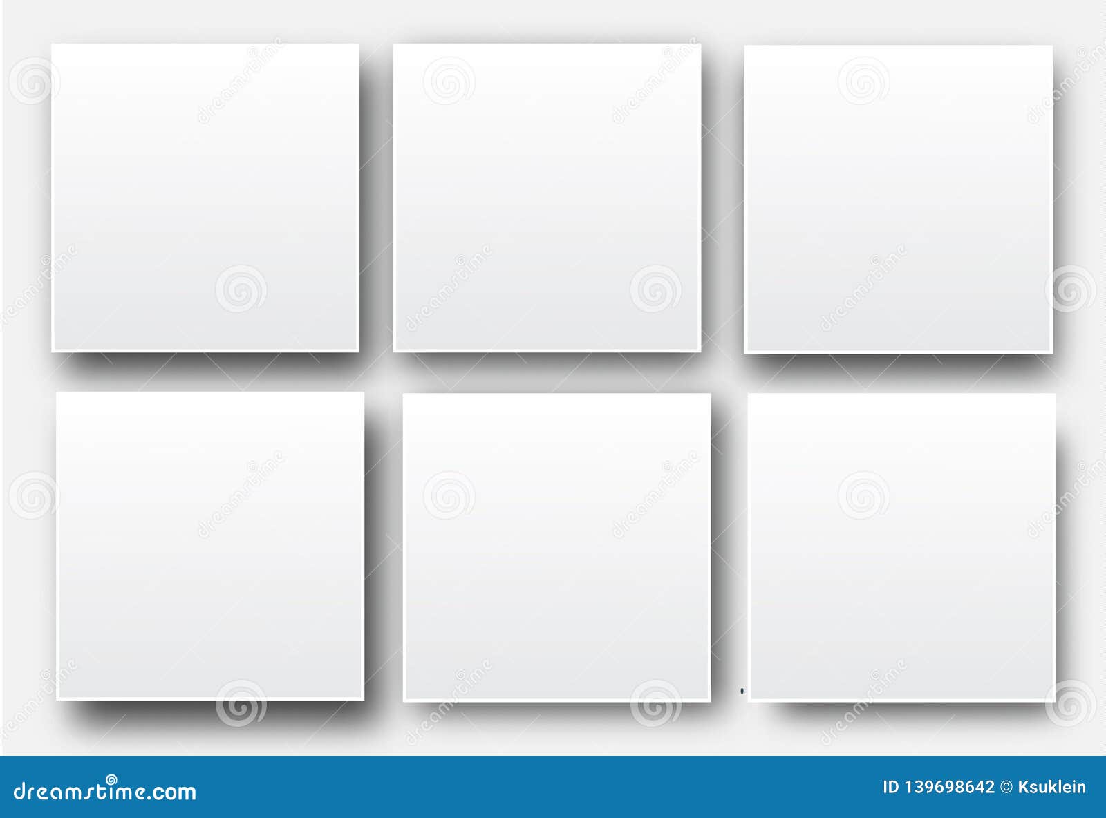 Realistic White Blank Vector Posters. Mockups, Demonstration Boards ...