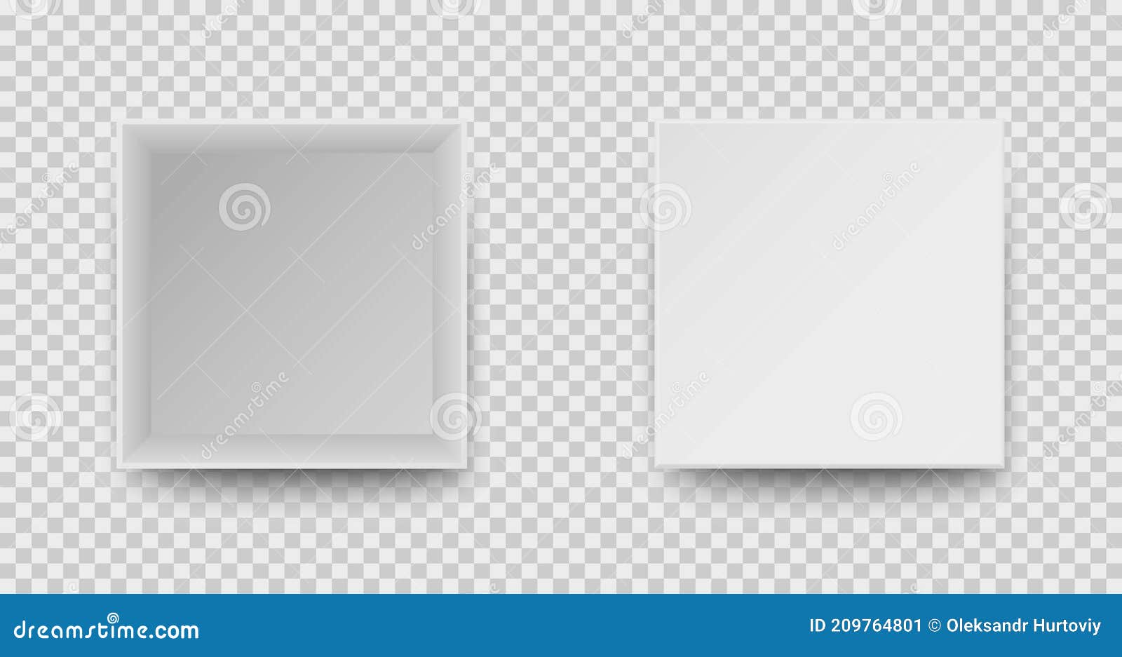 Cardboard Box Mock Up. Kraft Box Mock Up Isolated On Dark Background ...