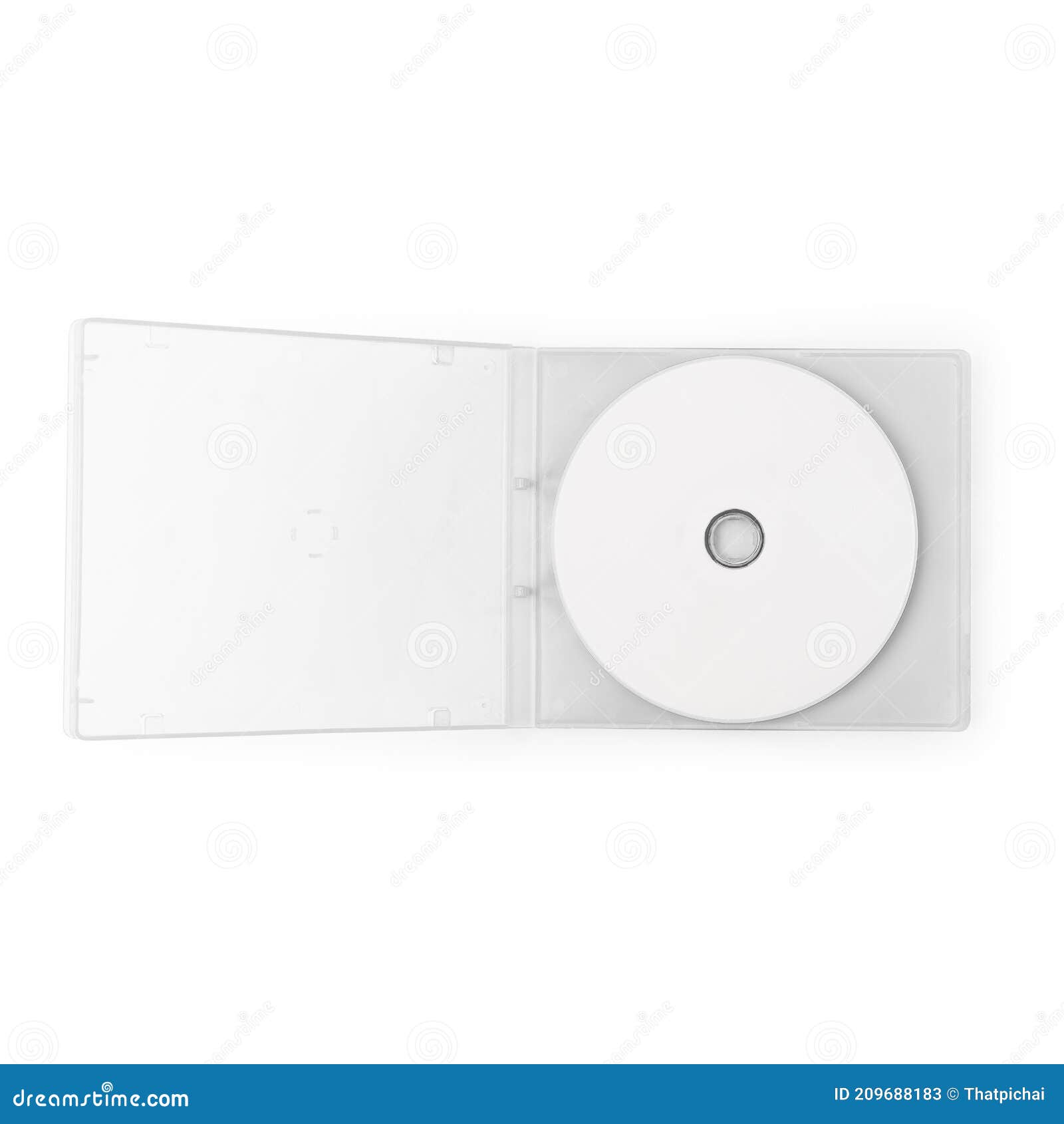 Realistic White Cd with Box Cover Template Isolated on White Background ...