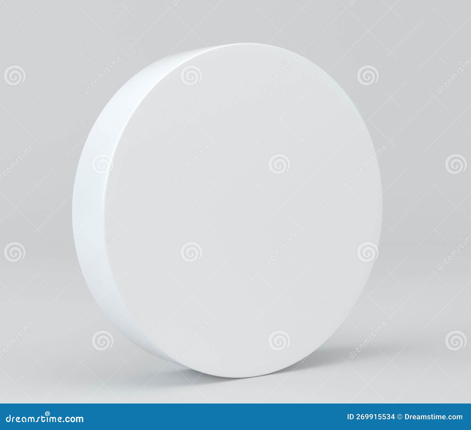 Realistic White Cylinder Shadow Overlay. Blank Cylinder Geometric for ...