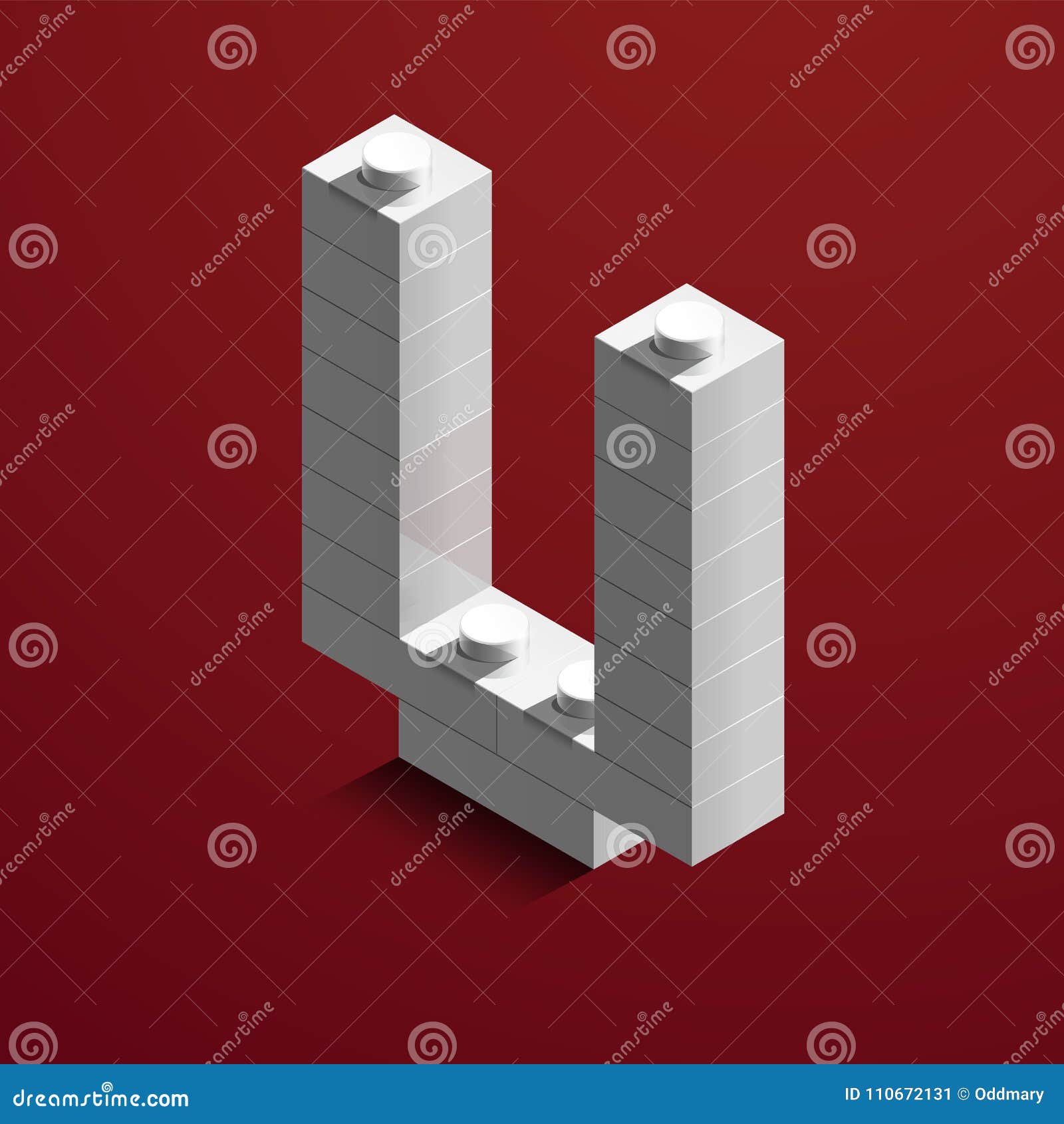 Isometric Letter L. Template For Creating Logos, Emblems, Monograms ...