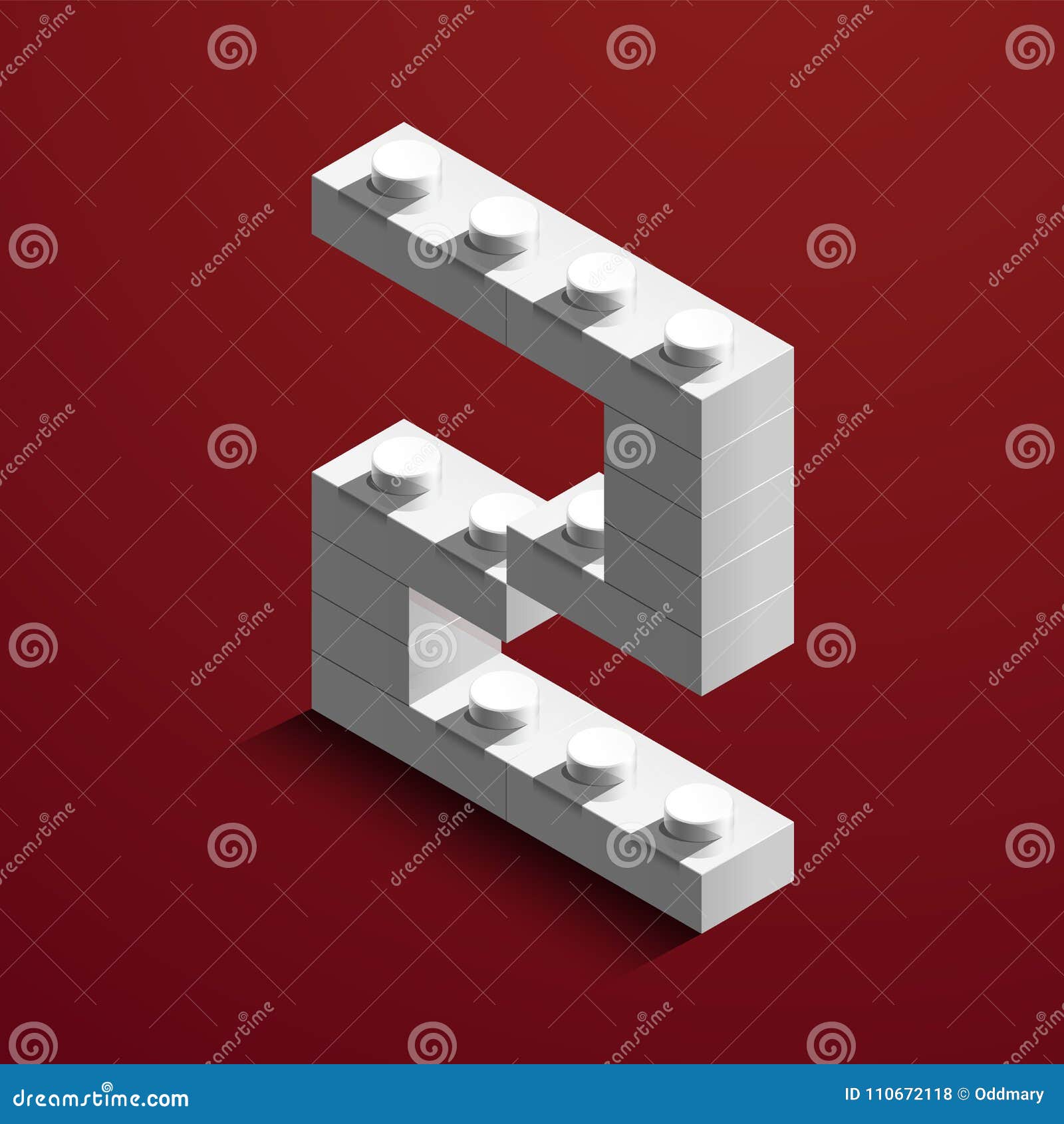 Realistic White 3d Isometric Letter Z of the Alphabet from Constructor ...